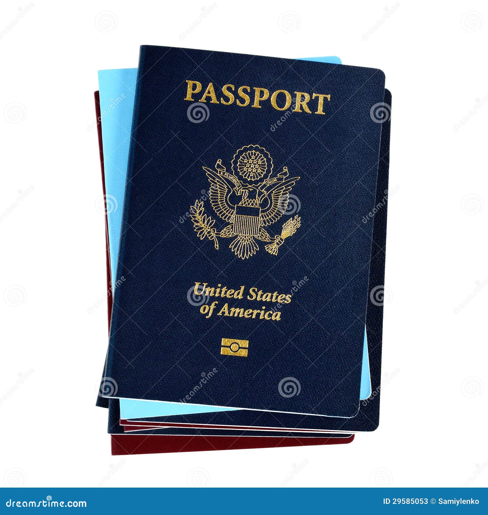 Stack of passports stock image. Image of stack, isolated - 29585053