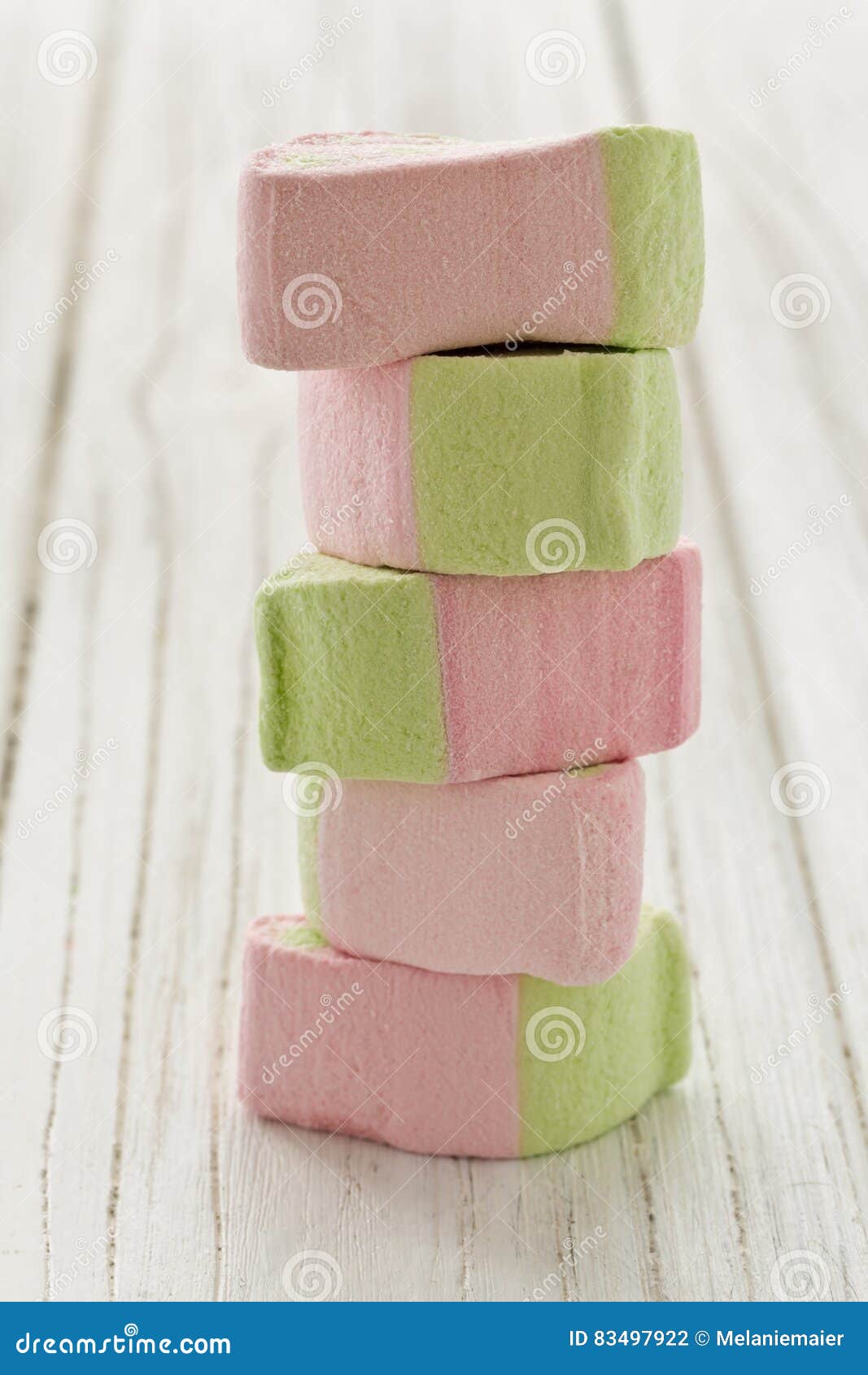 Stack of Pastel Colored Marshmallows Stock Photo - Image of ...
