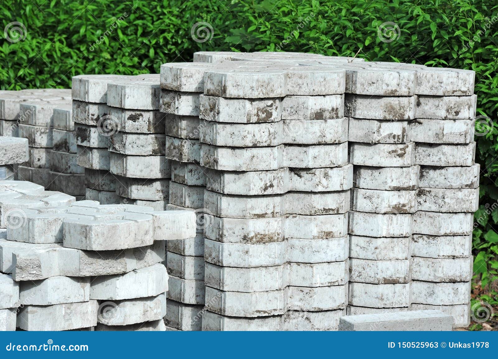 Stack of paving stone stock image. Image of abstract - 150525963