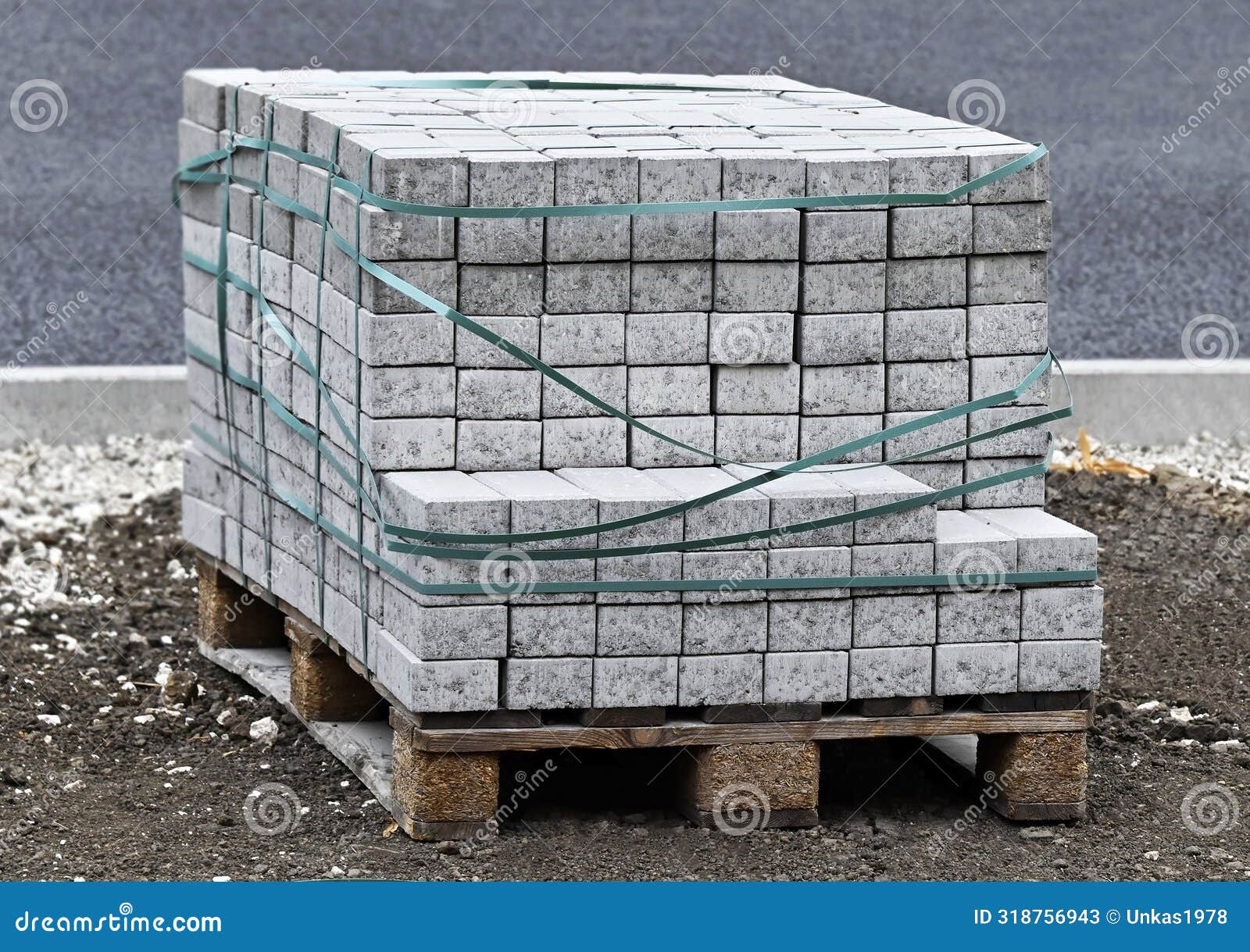 Stack of paving stone stock image. Image of abstract - 318756943