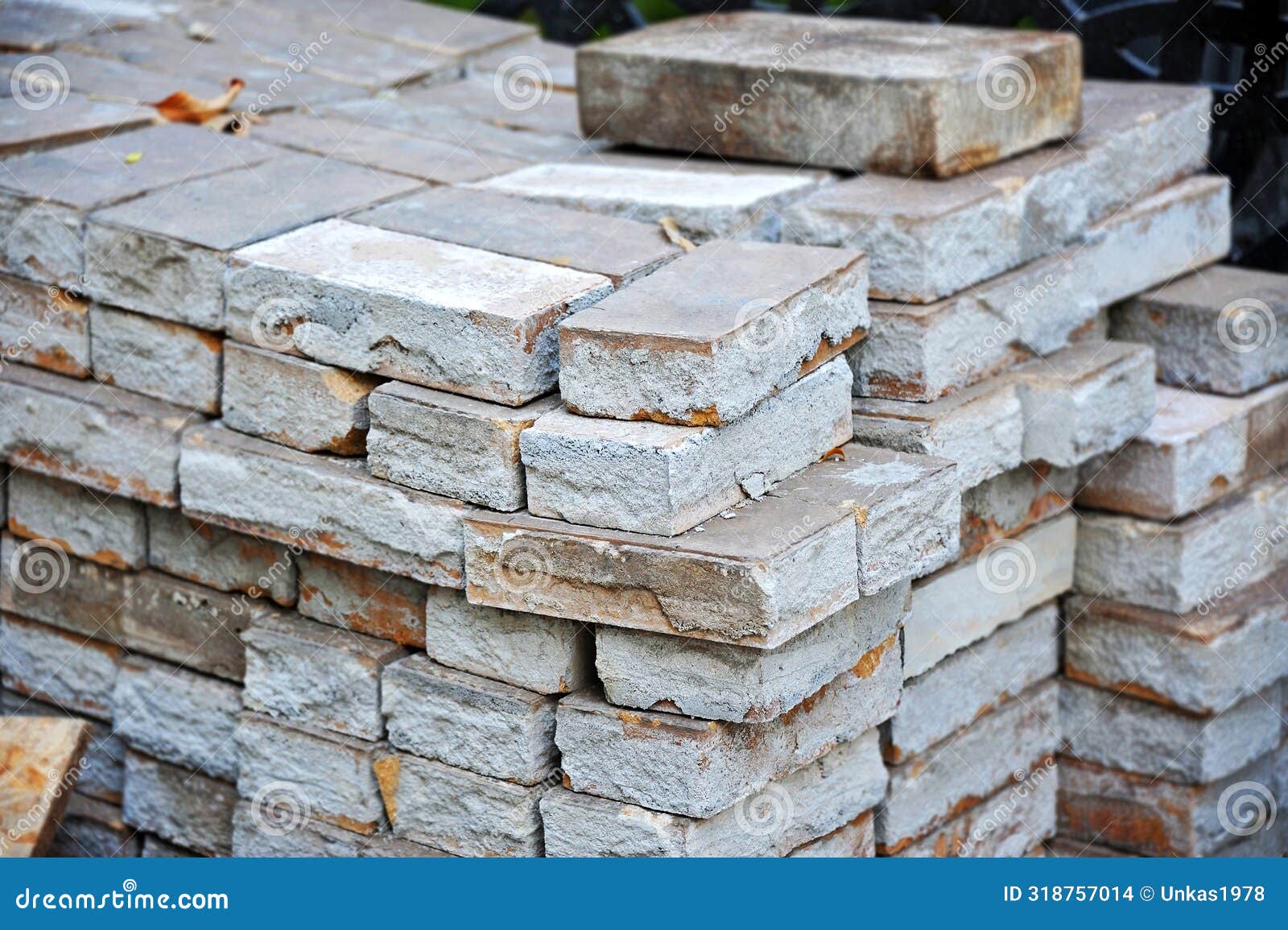 Stack of paving stone stock photo. Image of rock, solid - 318757014