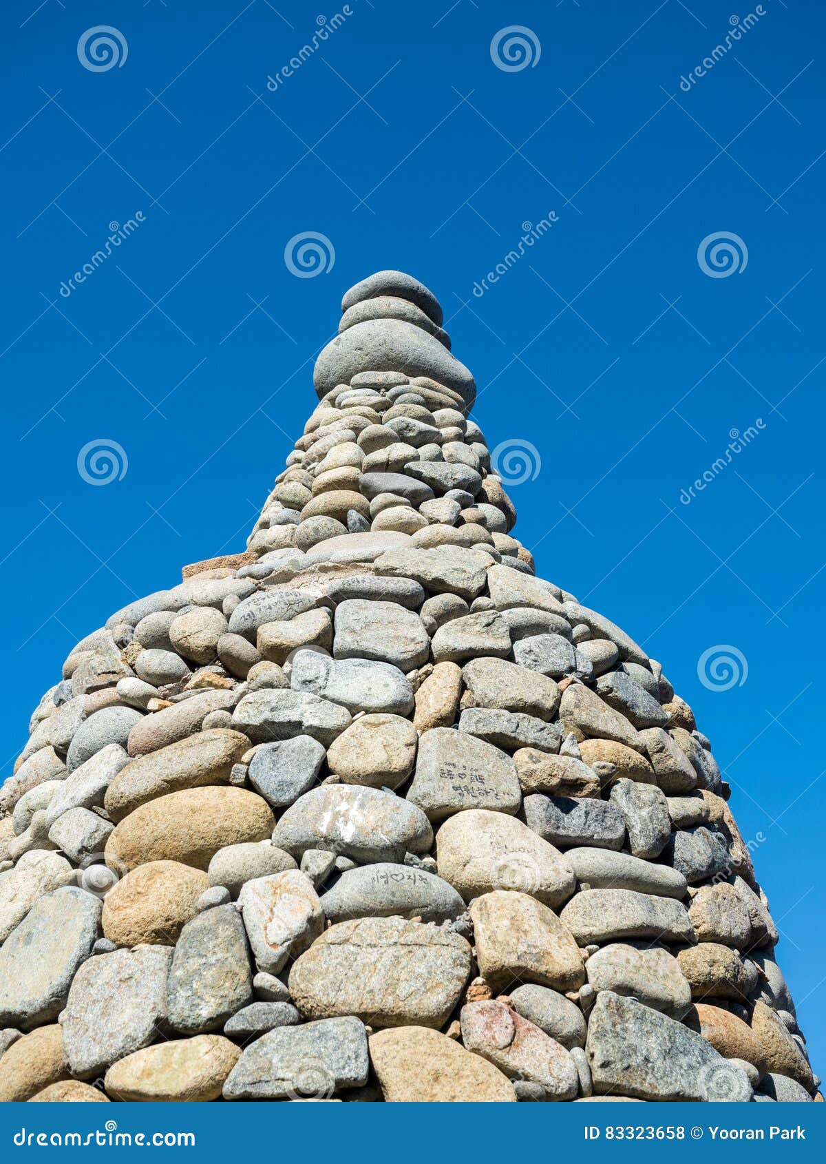 Stack of pebble stones stock photo. Image of budda, sign - 83323658