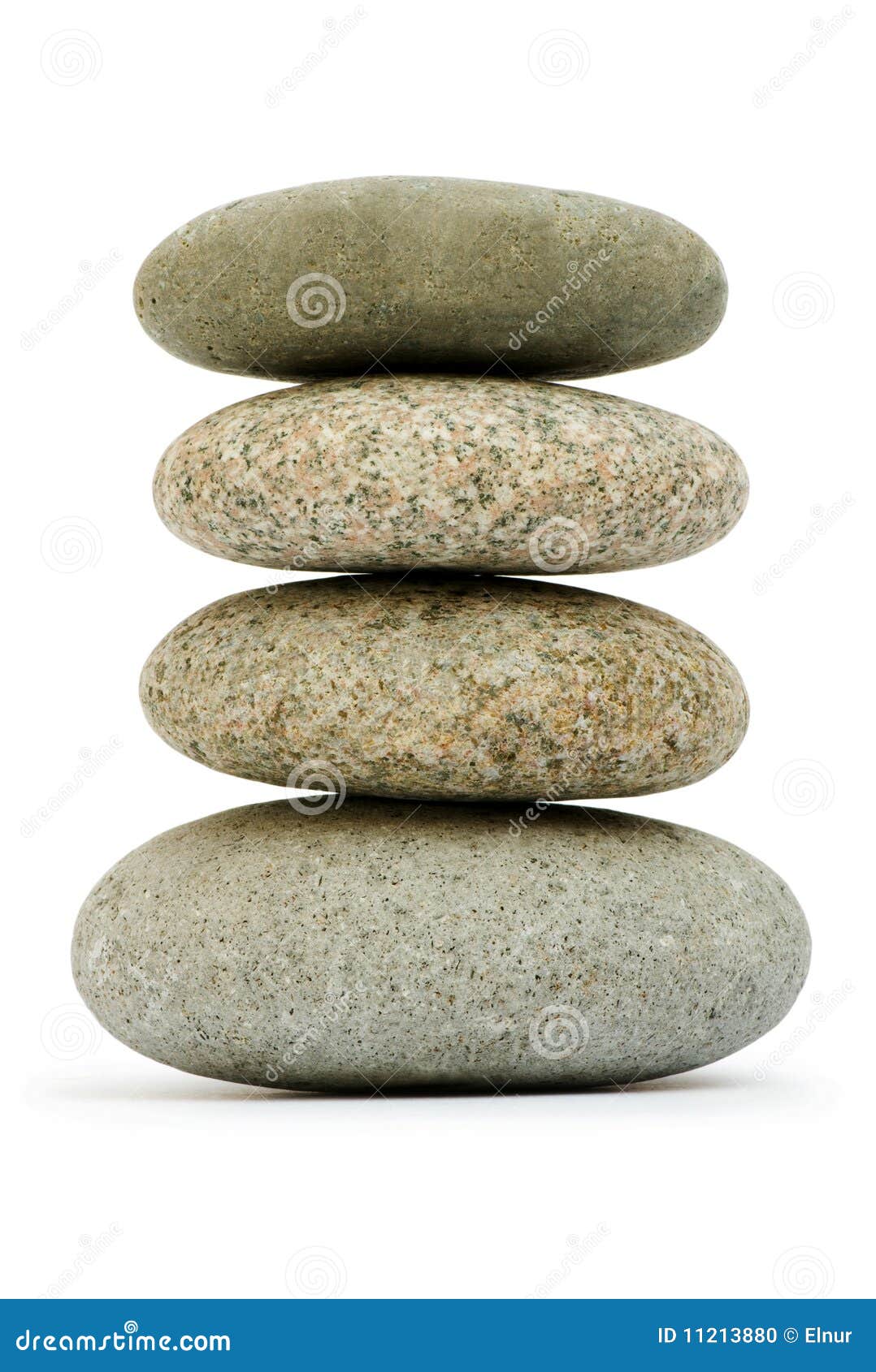 Stack of pebbles isolated stock photo. Image of circle - 11213880