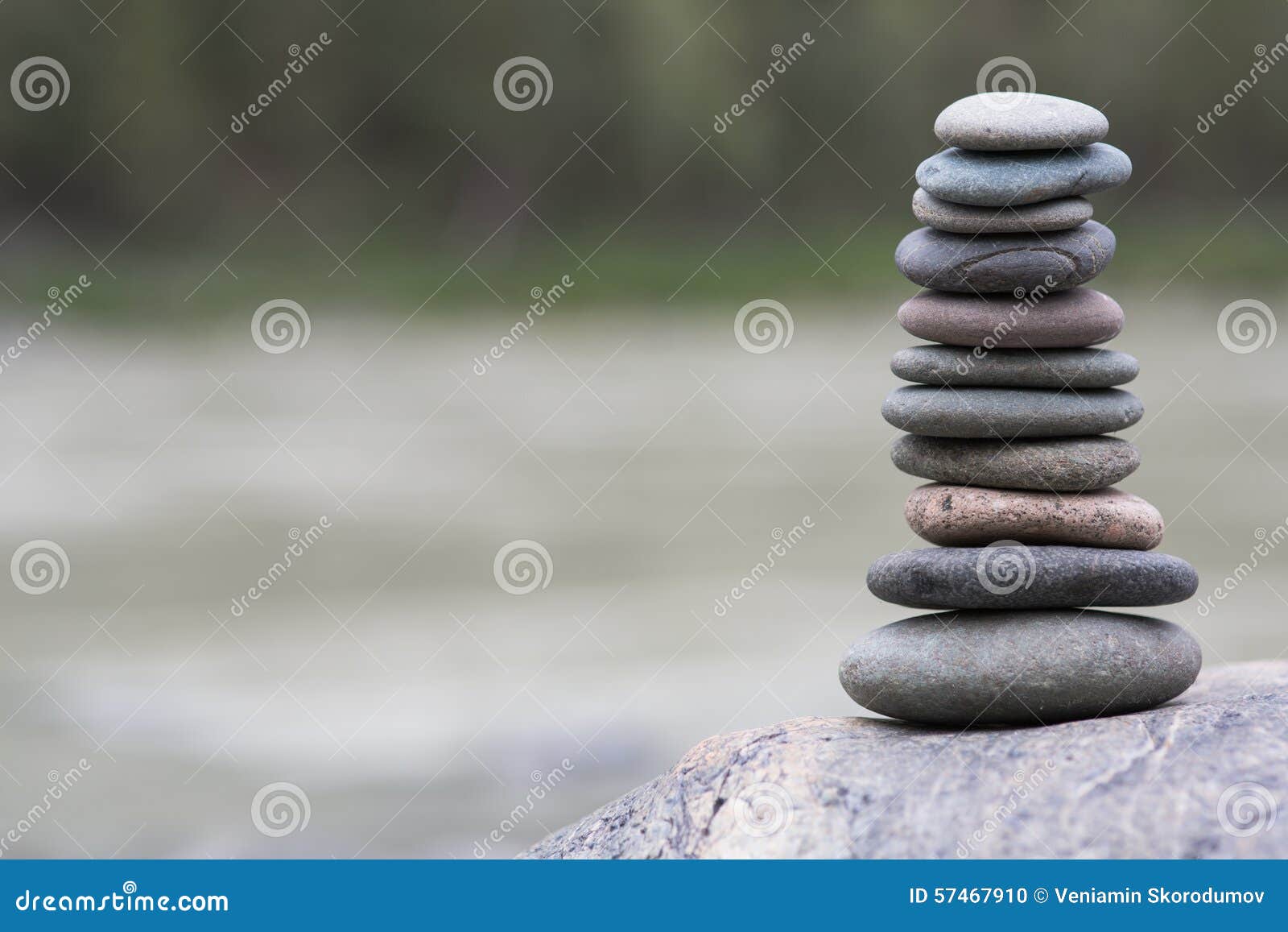 Stack of pebbles stock photo. Image of rock, balancing - 57467910