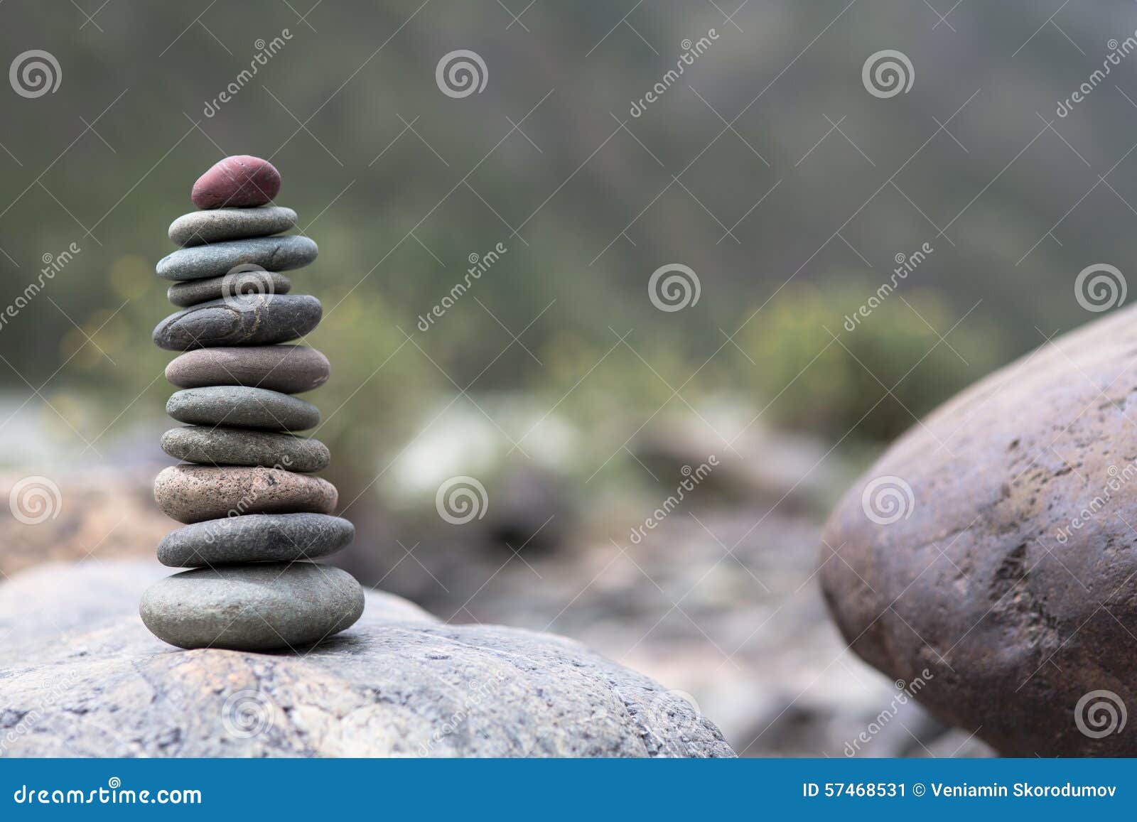 Stack of pebbles stock image. Image of harmony, stone - 57468531