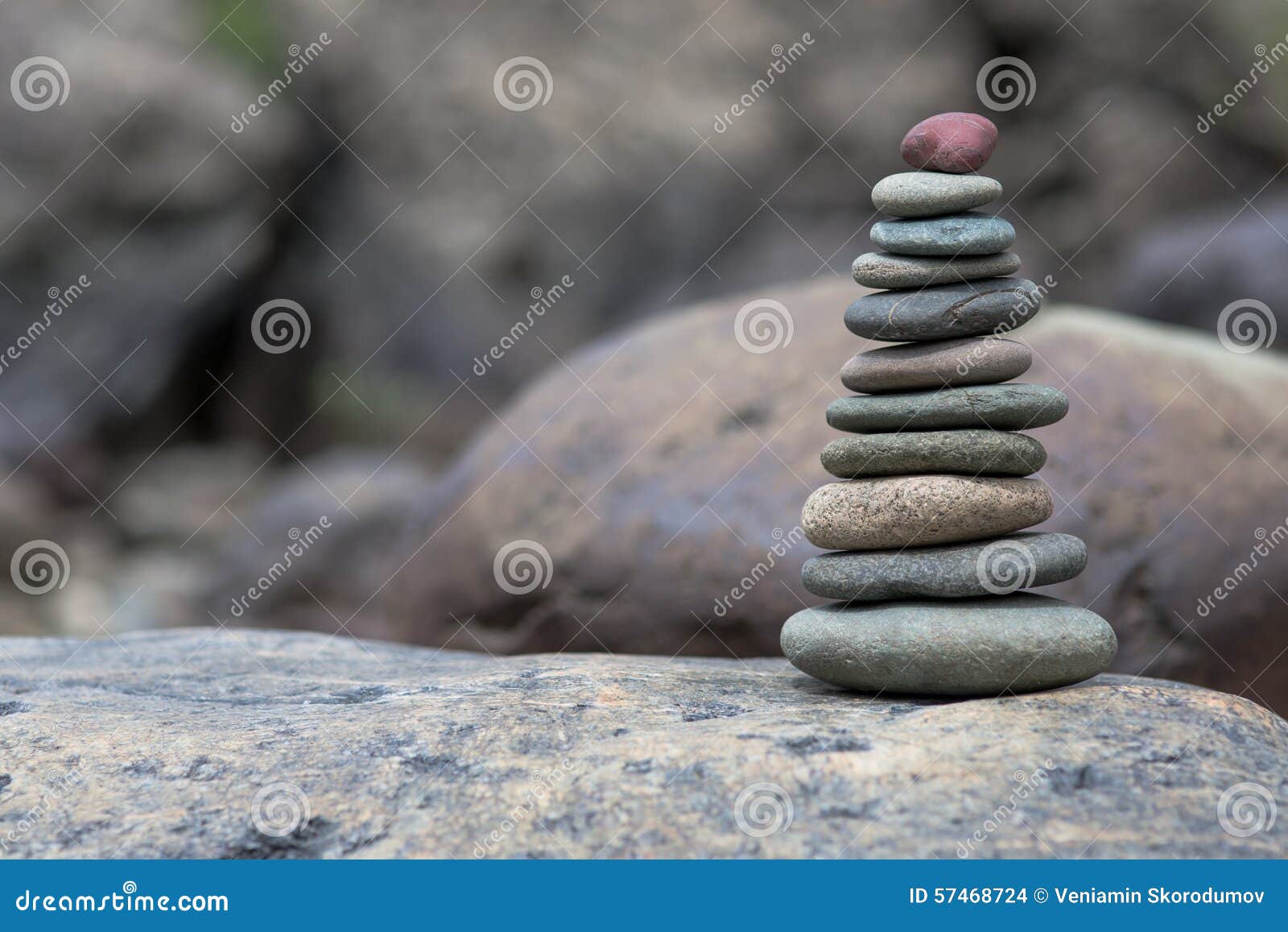 Stack of pebbles stock photo. Image of beach, harmony - 57468724