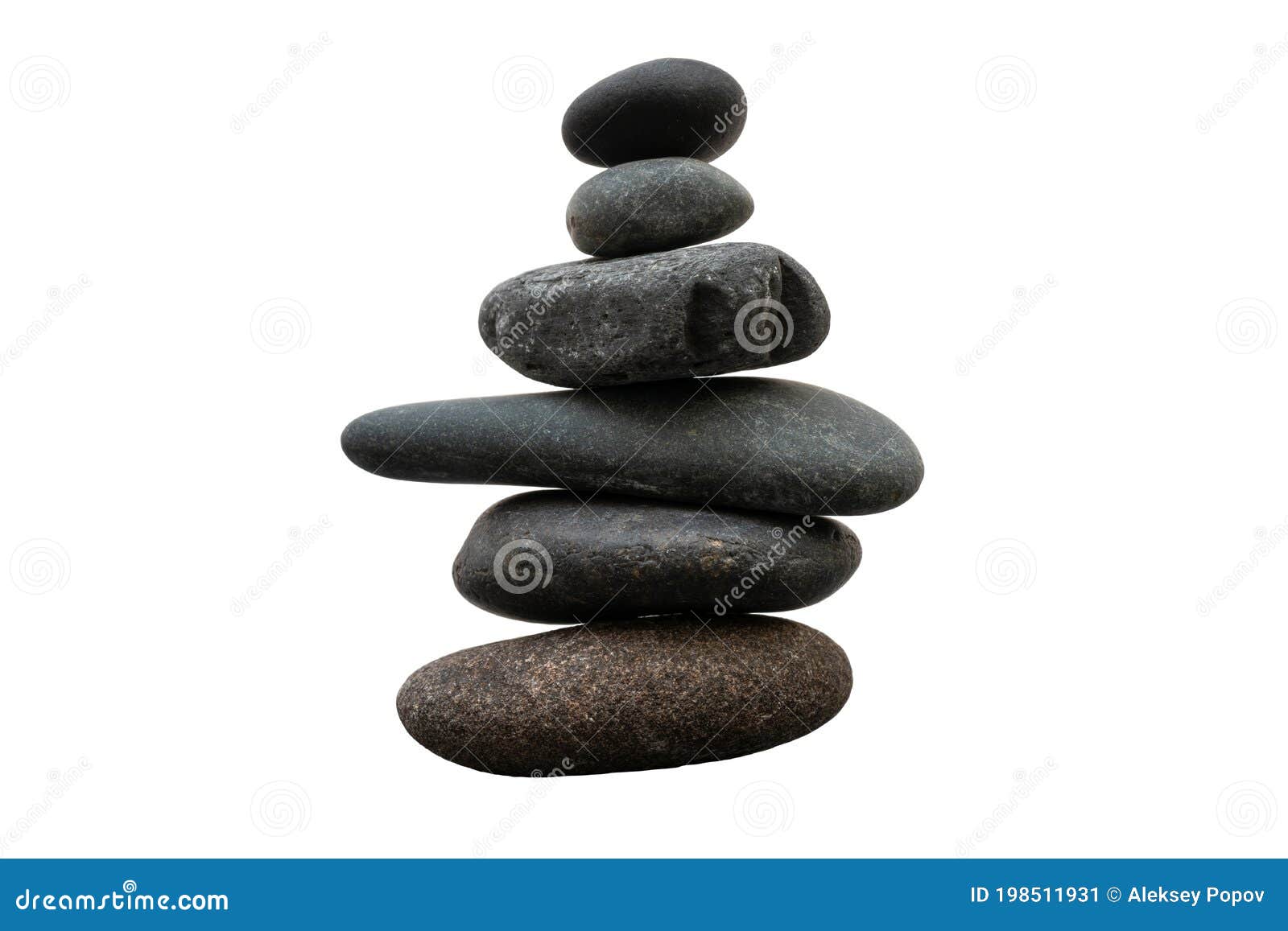 Stack of Pebbles in an Unstable State. Stock Image - Image of focus ...