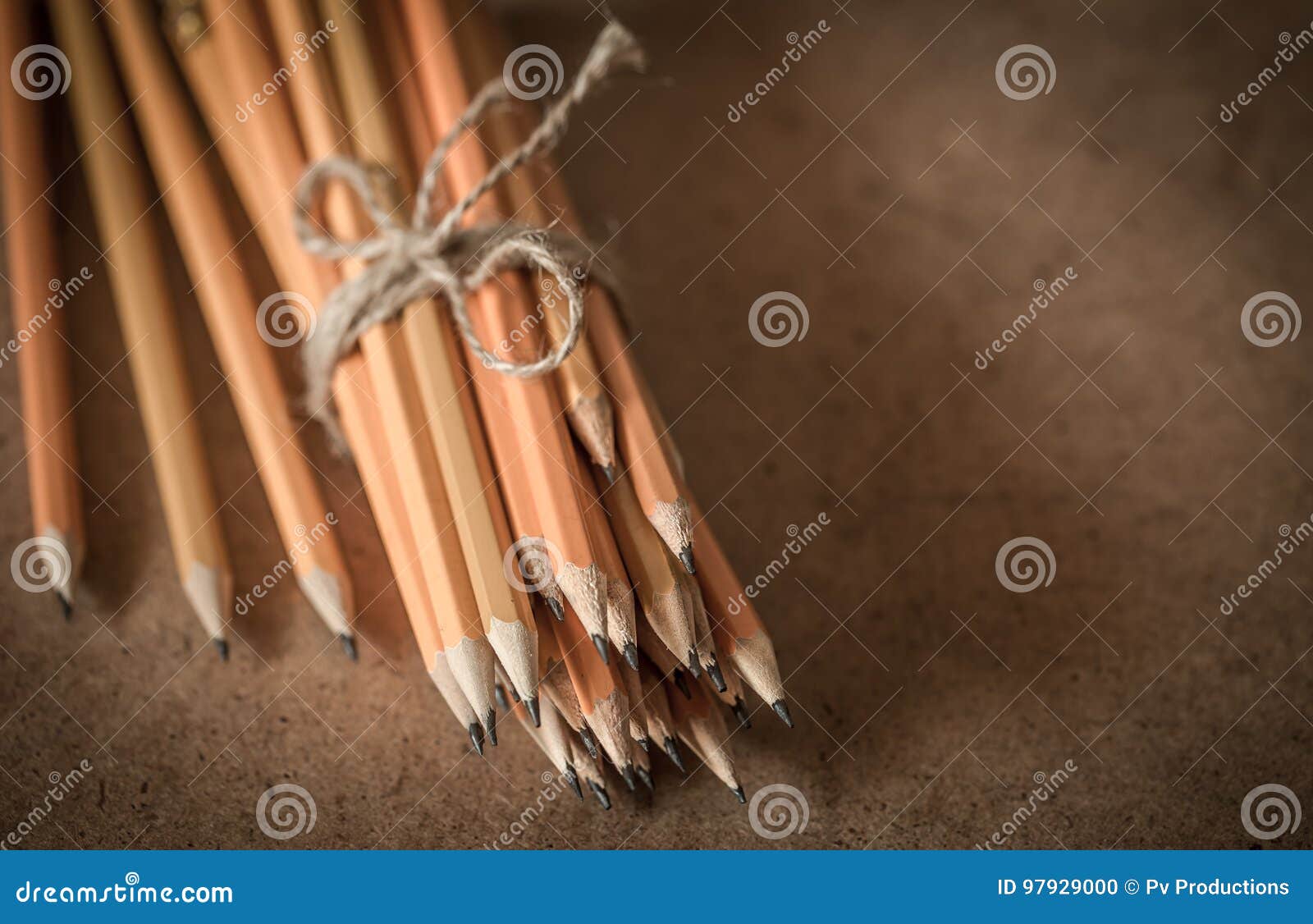 A stack of pencils stock photo. Image of colorful, back - 97929000