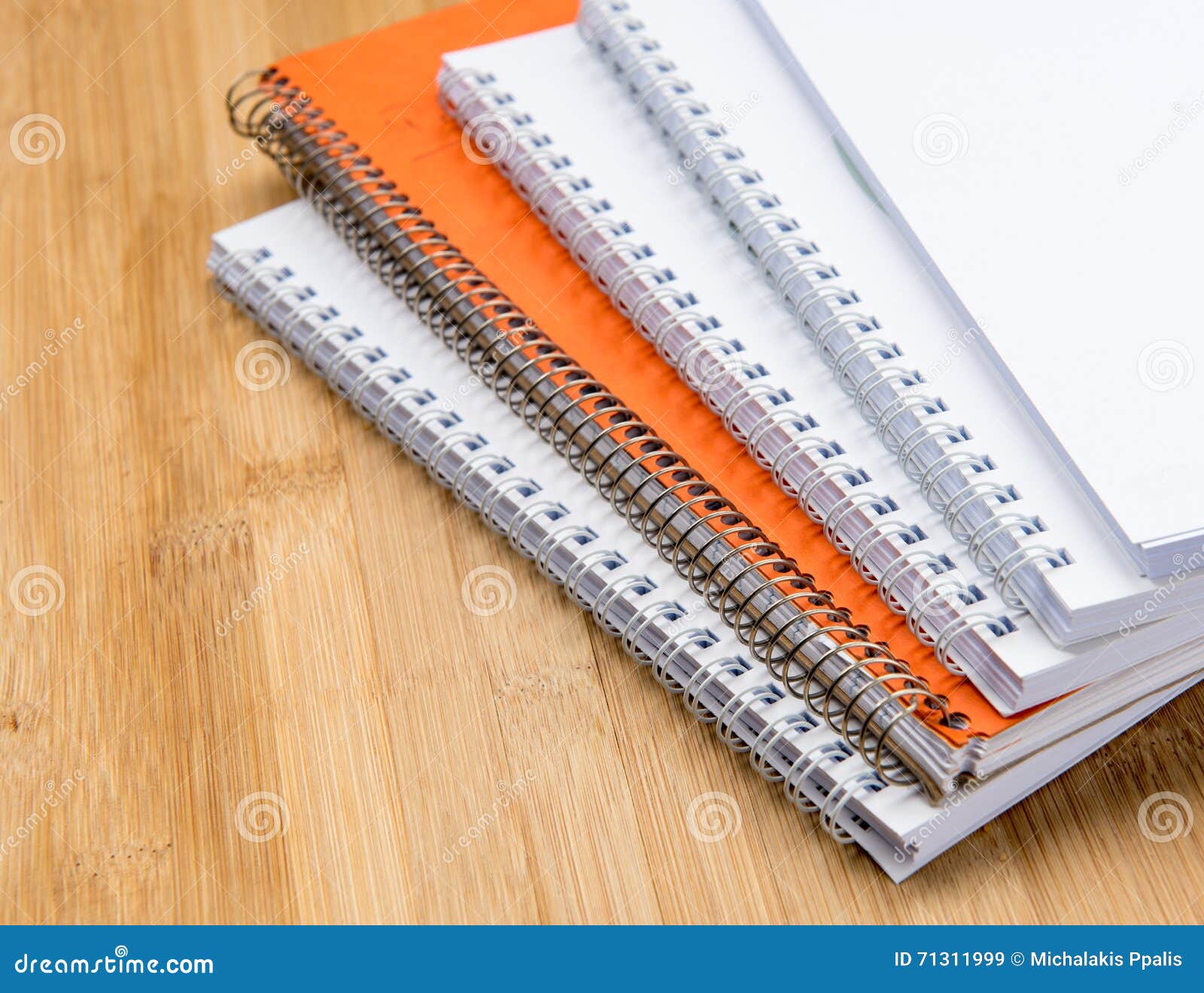 Stack Personal Office Notebooks Stock Image - Image of object, paper ...