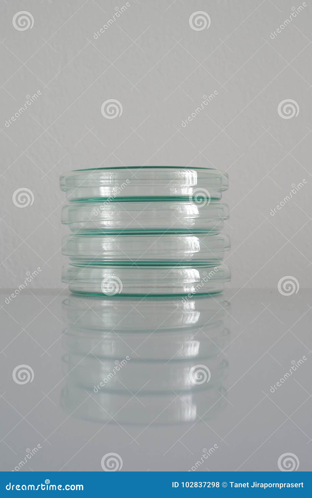 A stack of petri dish stock photo. Image of research - 102837298
