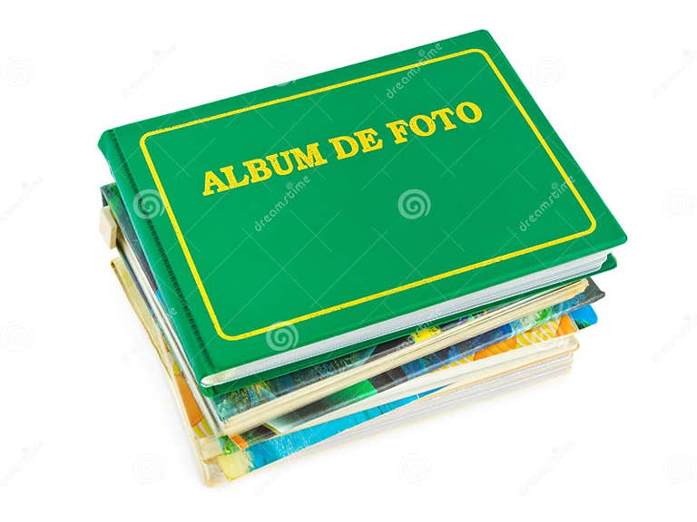 Stack of photo albums stock image. Image of hobbies, grunge - 34176721