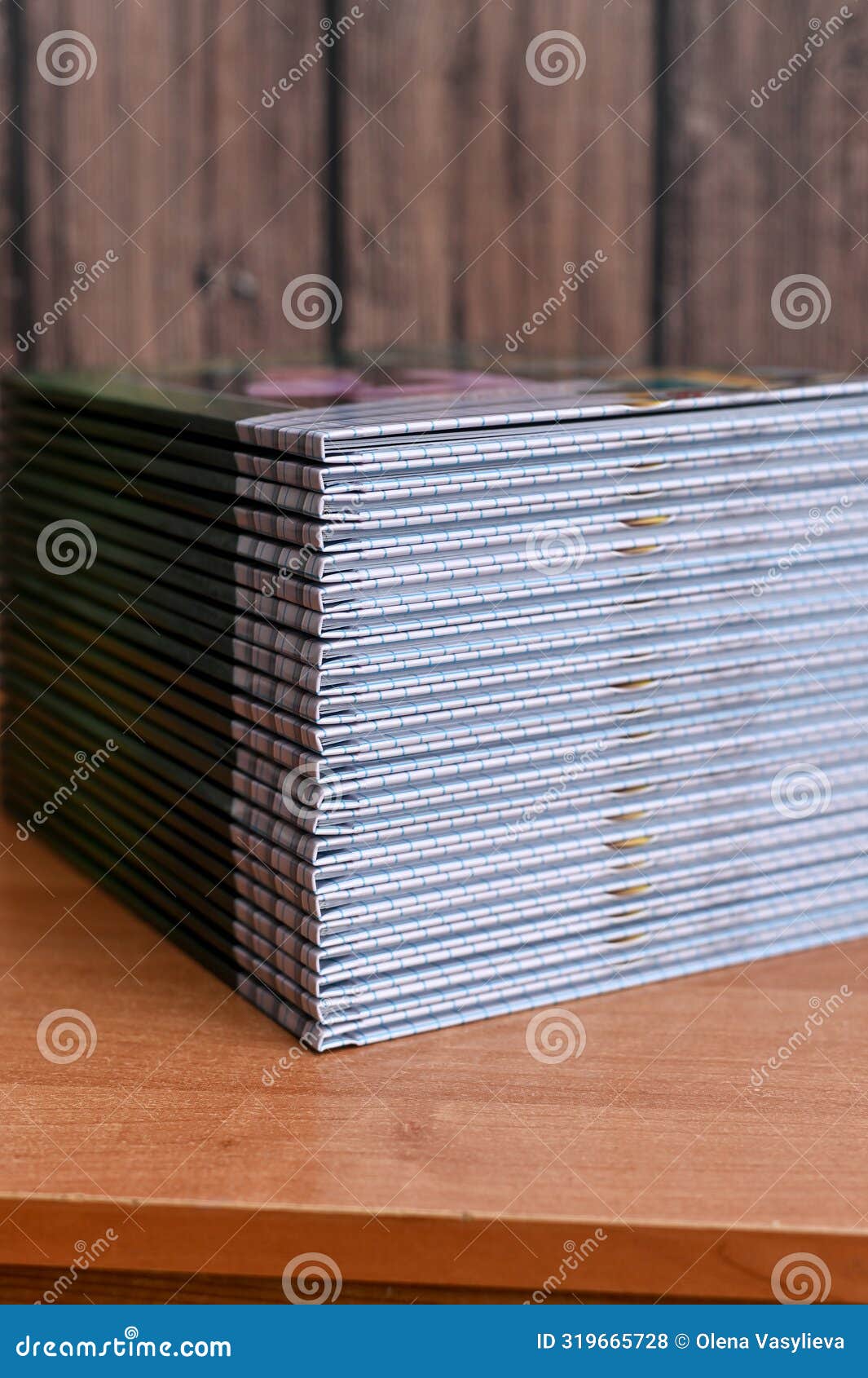 A stack of photo albums stock photo. Image of hard, photocover - 319665728