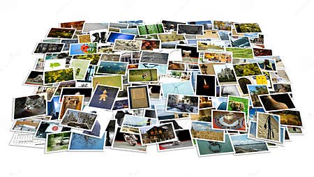Stack of Photos - Perspective Stock Image - Image of prints, tons: 4104955