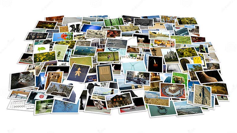 Stack of Photos - Perspective Stock Image - Image of prints, tons: 4104955