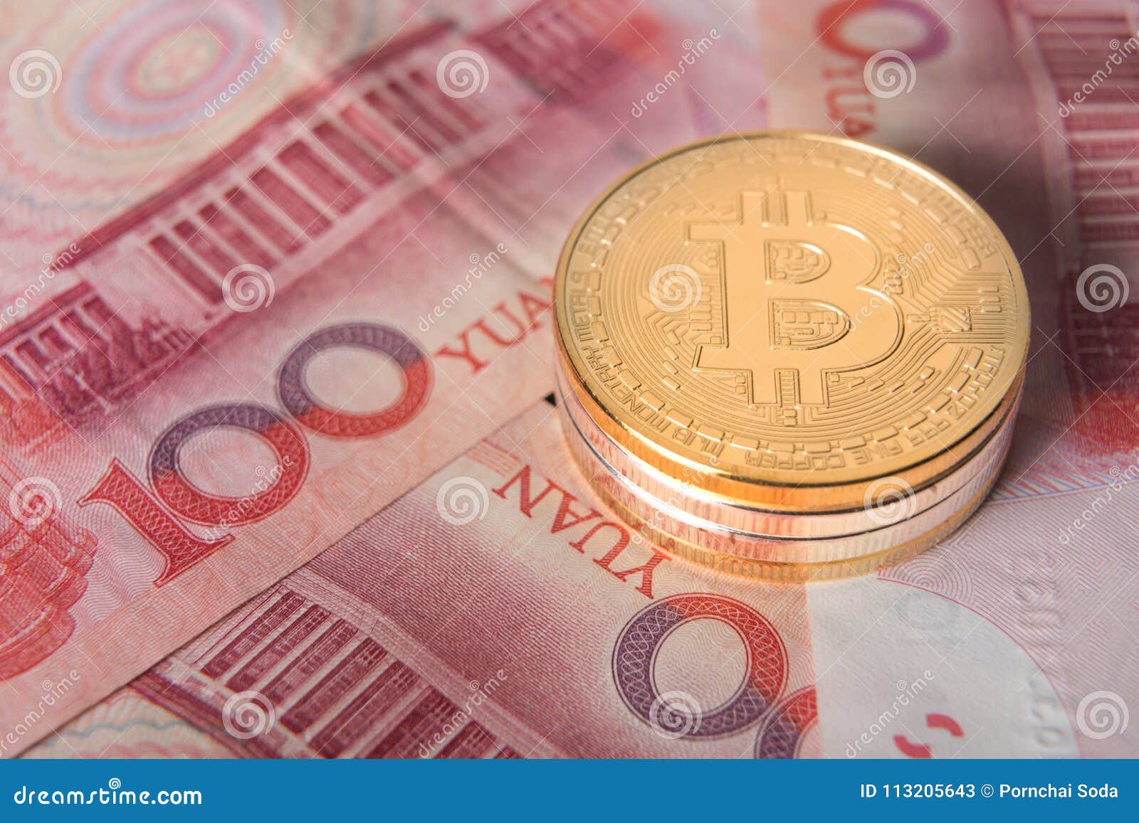 Stack of Physical Bitcoins, Btc, Bitcoin, Ethereum, Litecoins, Ripple ...