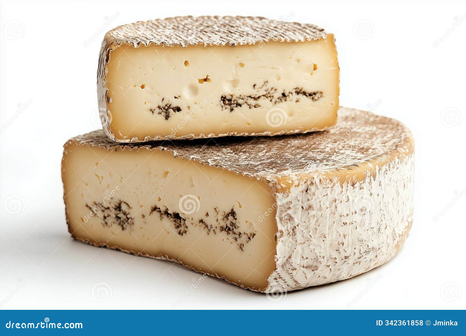 Stack of Pieces of Cheese on White Stock Illustration - Illustration of ...