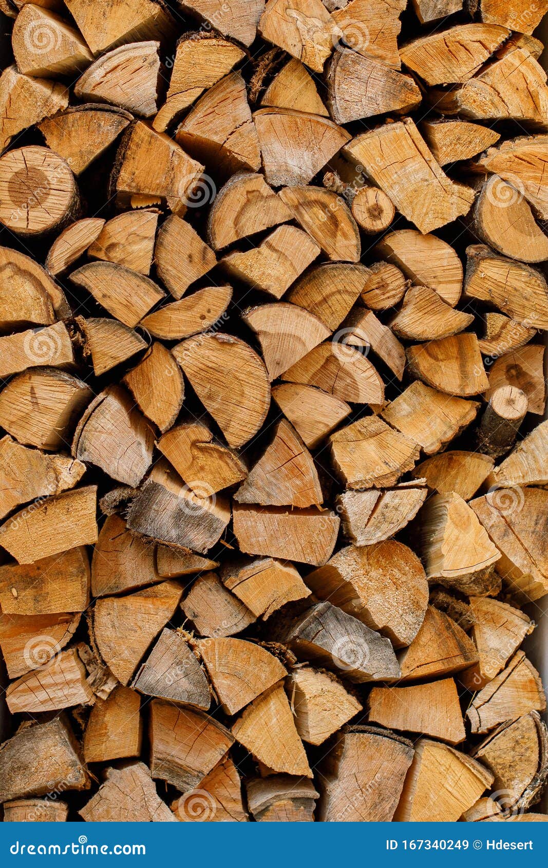Dry Chopped Firewood Stacked Up In A Pile Royalty-Free Stock Photo ...