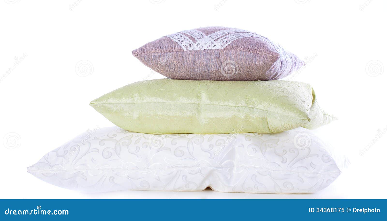 Stack of pillows stock image. Image of heap, decoration - 34368175