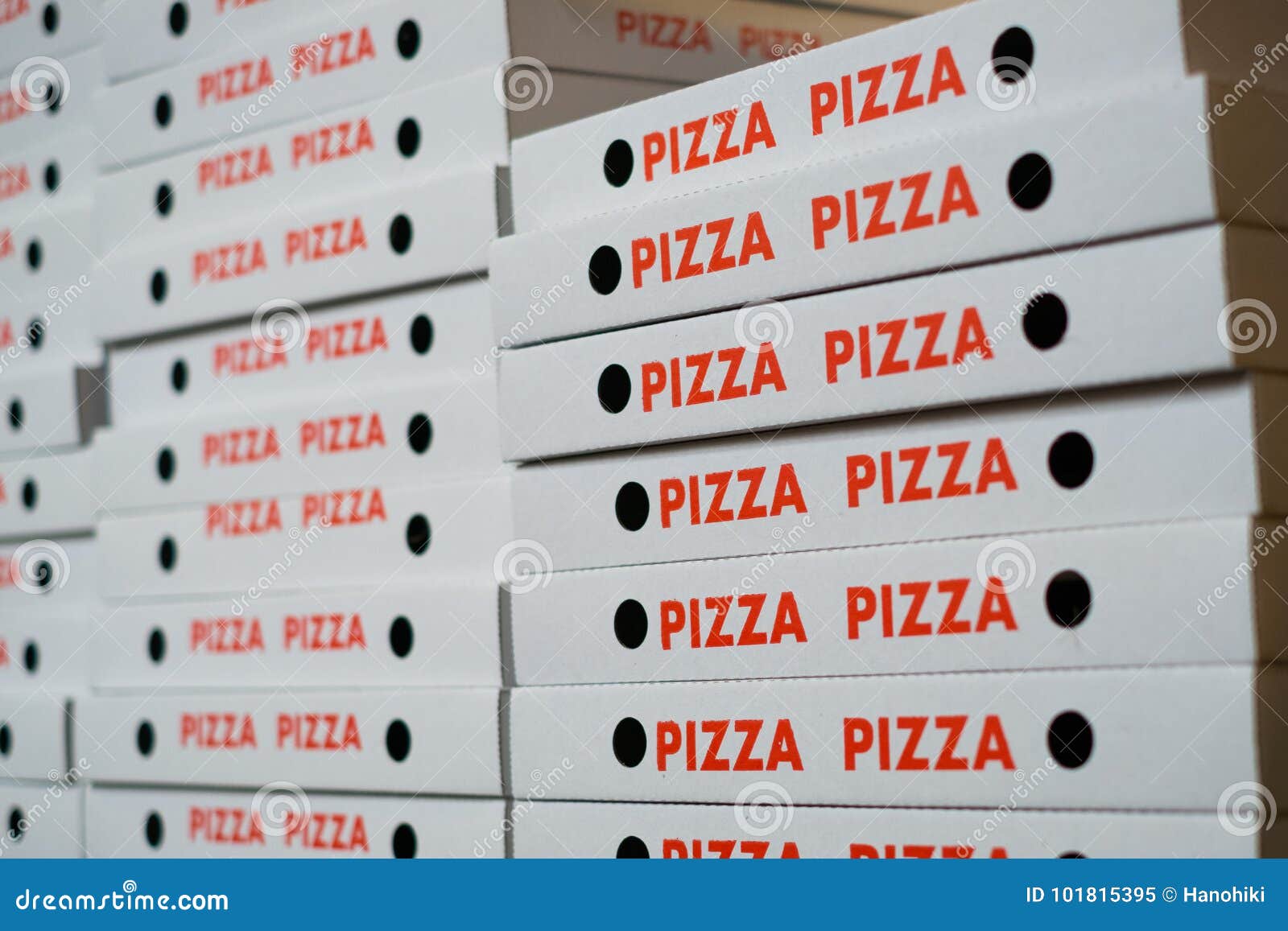 Stack of Pizza Boxes , Many Pizza Cartons Stock Image - Image of fresh ...