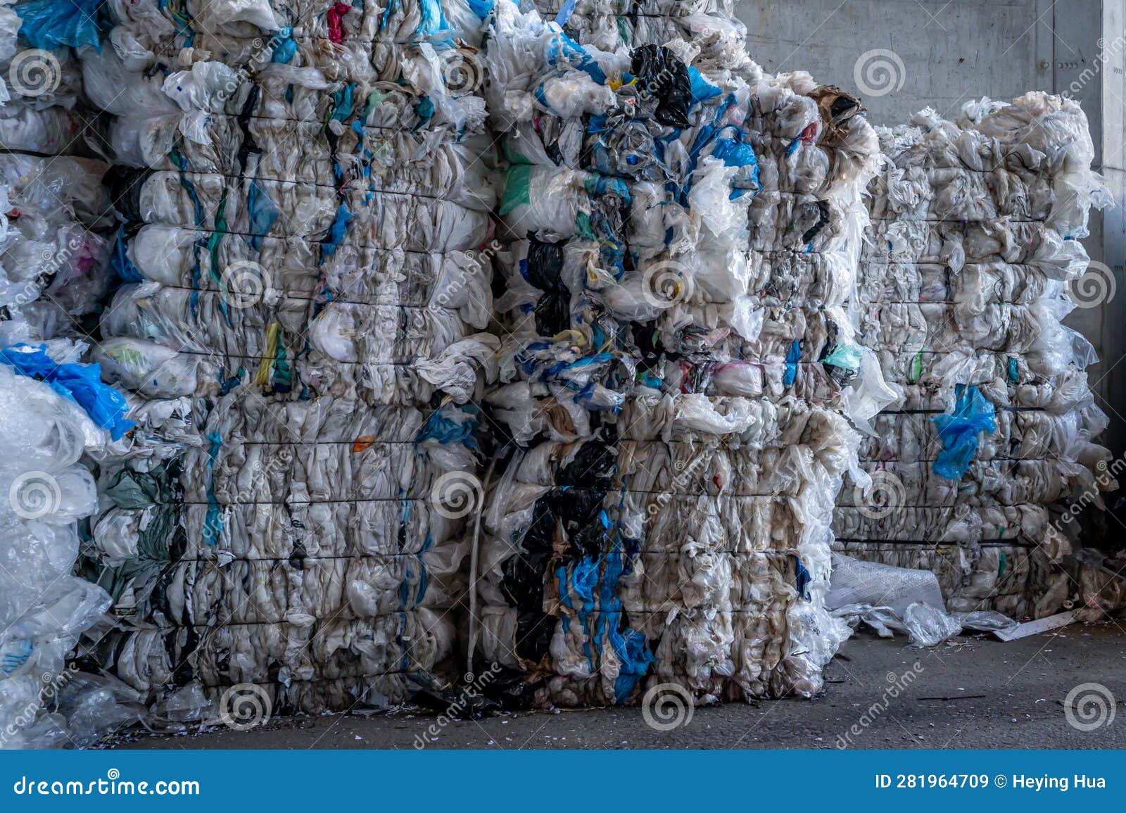 Stack of Plastic Bags for Recycling Stock Image - Image of ecosystem ...