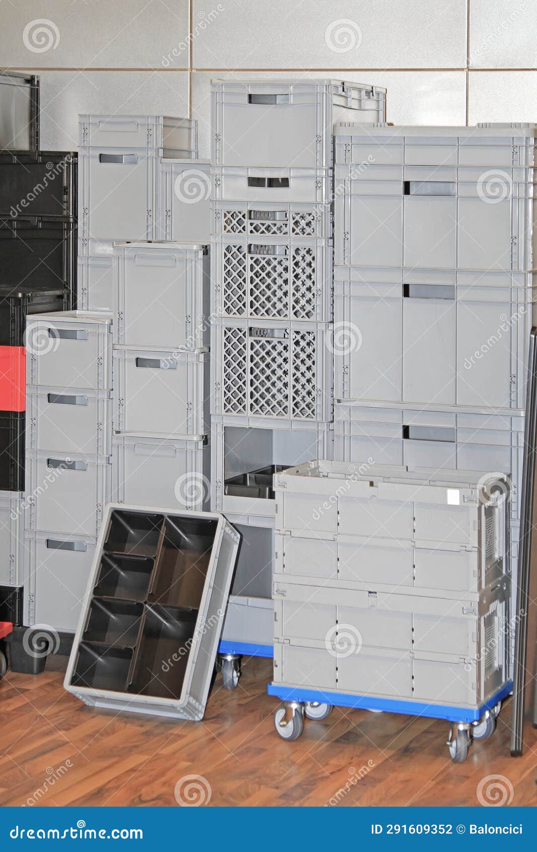 Transport Boxes Crates stock photo. Image of crate, storage - 291609352