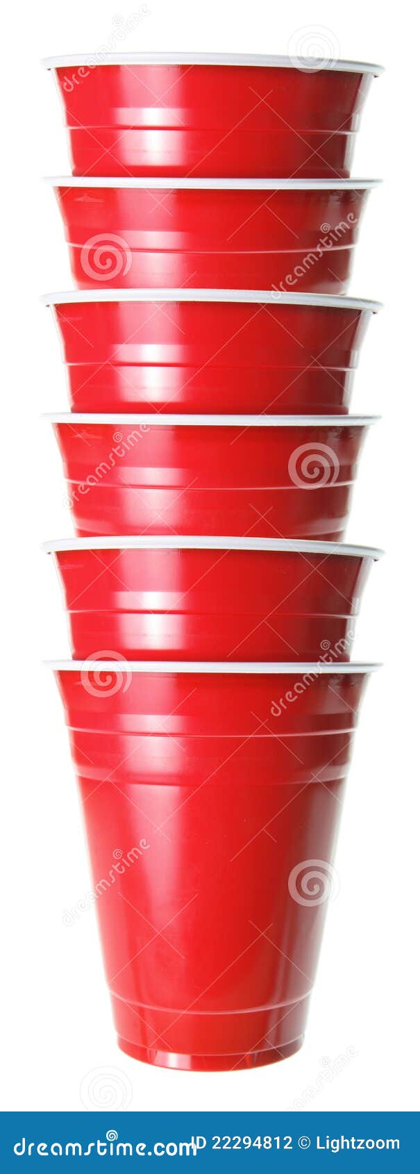 Stack of Plastic Cups stock photo. Image of plasticware - 22294812