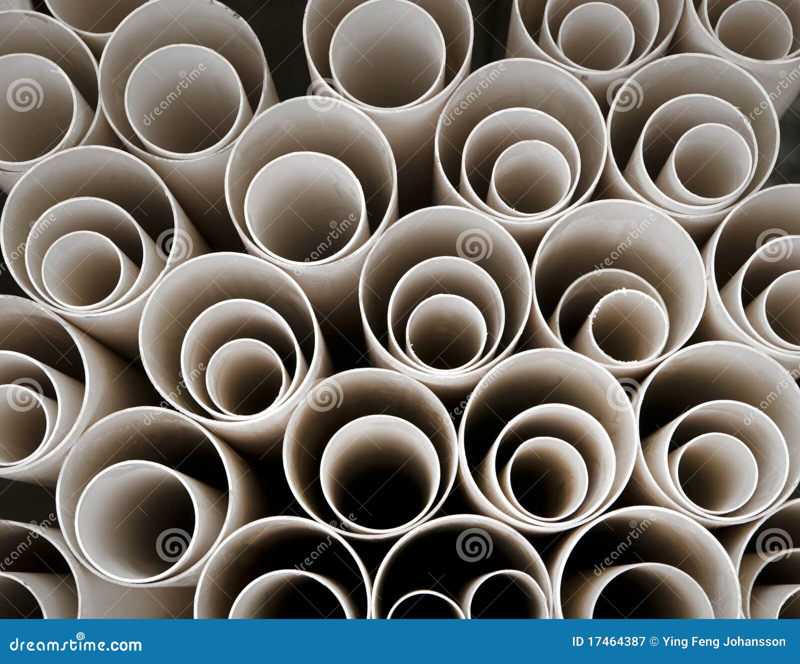 Stack of plastic pipes stock image. Image of pipe, tube - 17464387