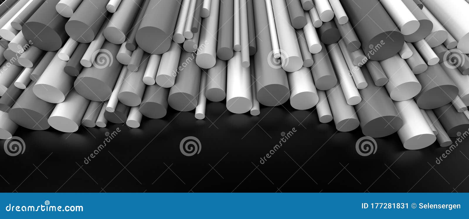 Stack of Plastic rods stock illustration. Illustration of strip - 177281831