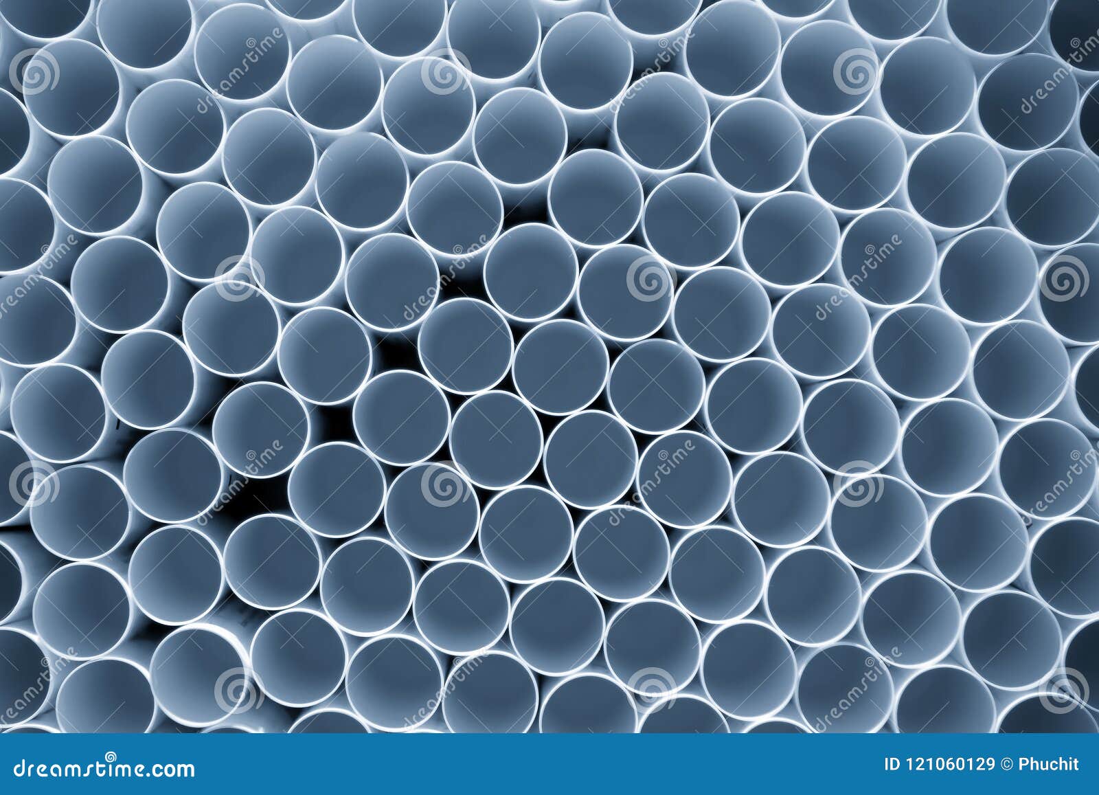 The Stack of the Plastic Tube Stock Image - Image of construction ...