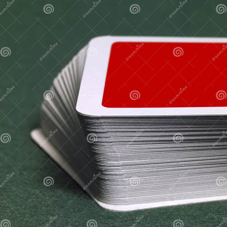 Stack of playing cards stock image. Image of contemplation - 22985335