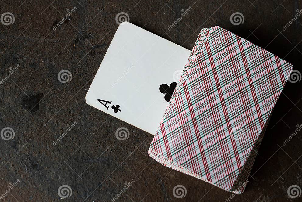 Stack of playing cards stock image. Image of poker, pile - 249005963