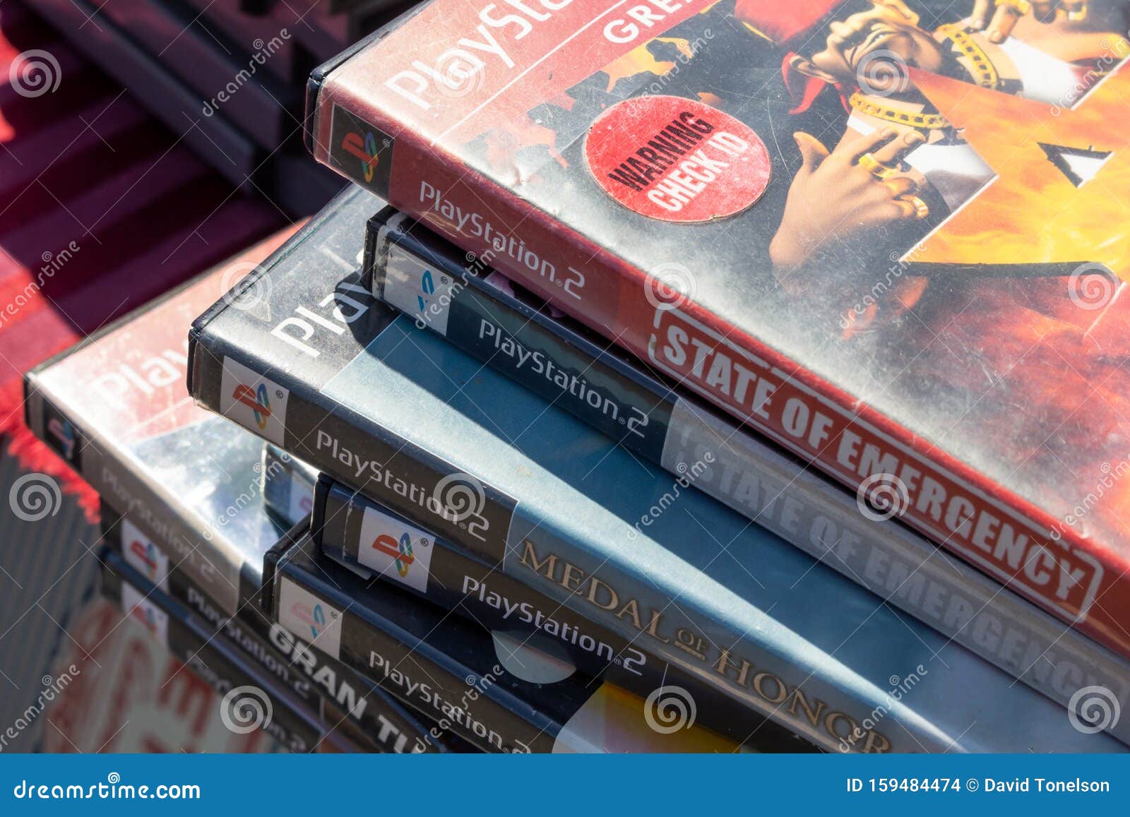 Stack Of Video Games Ps4