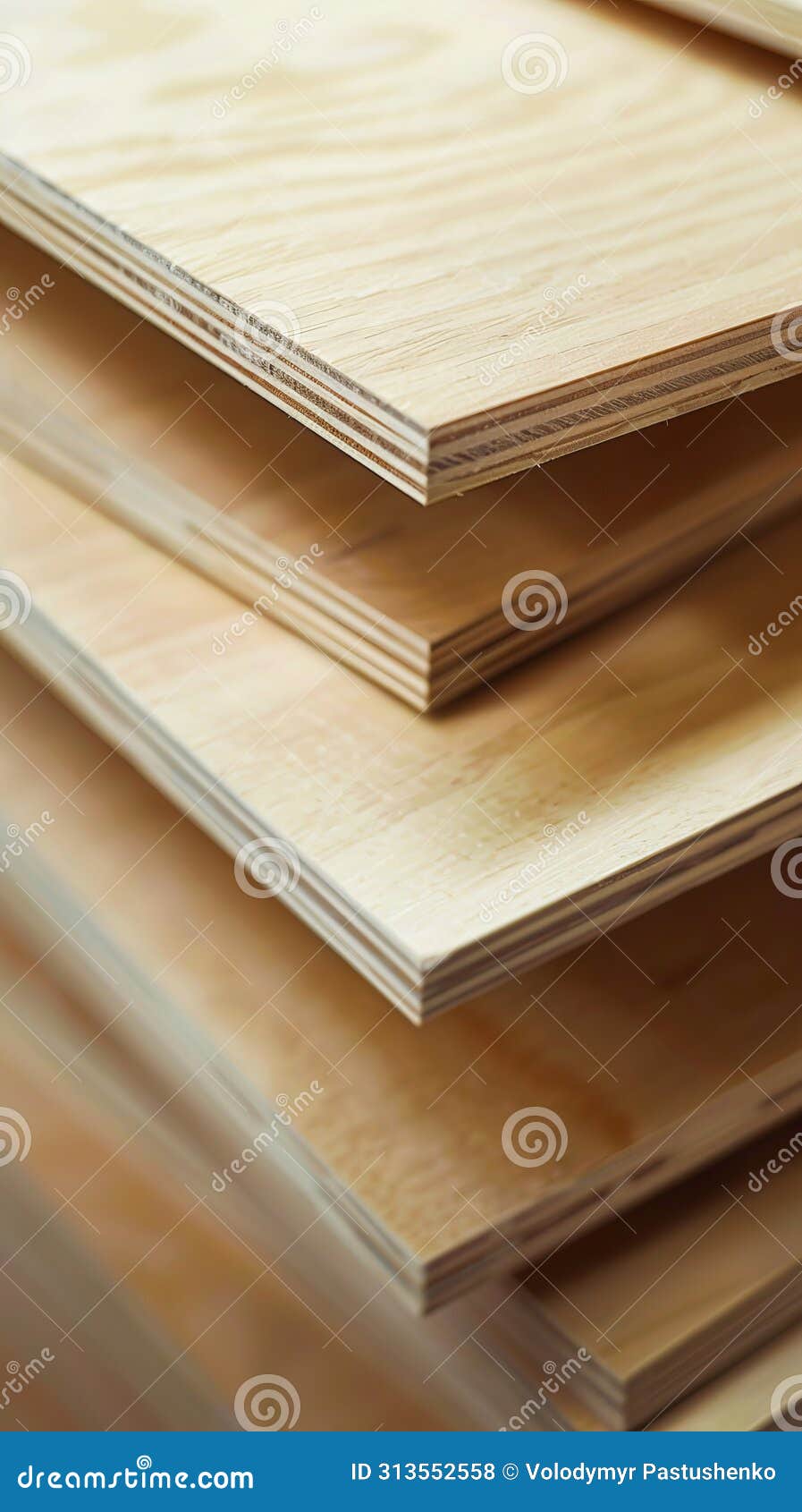 A Stack of Plywood Sheets Stacked on Top of Each Other Stock Photo ...