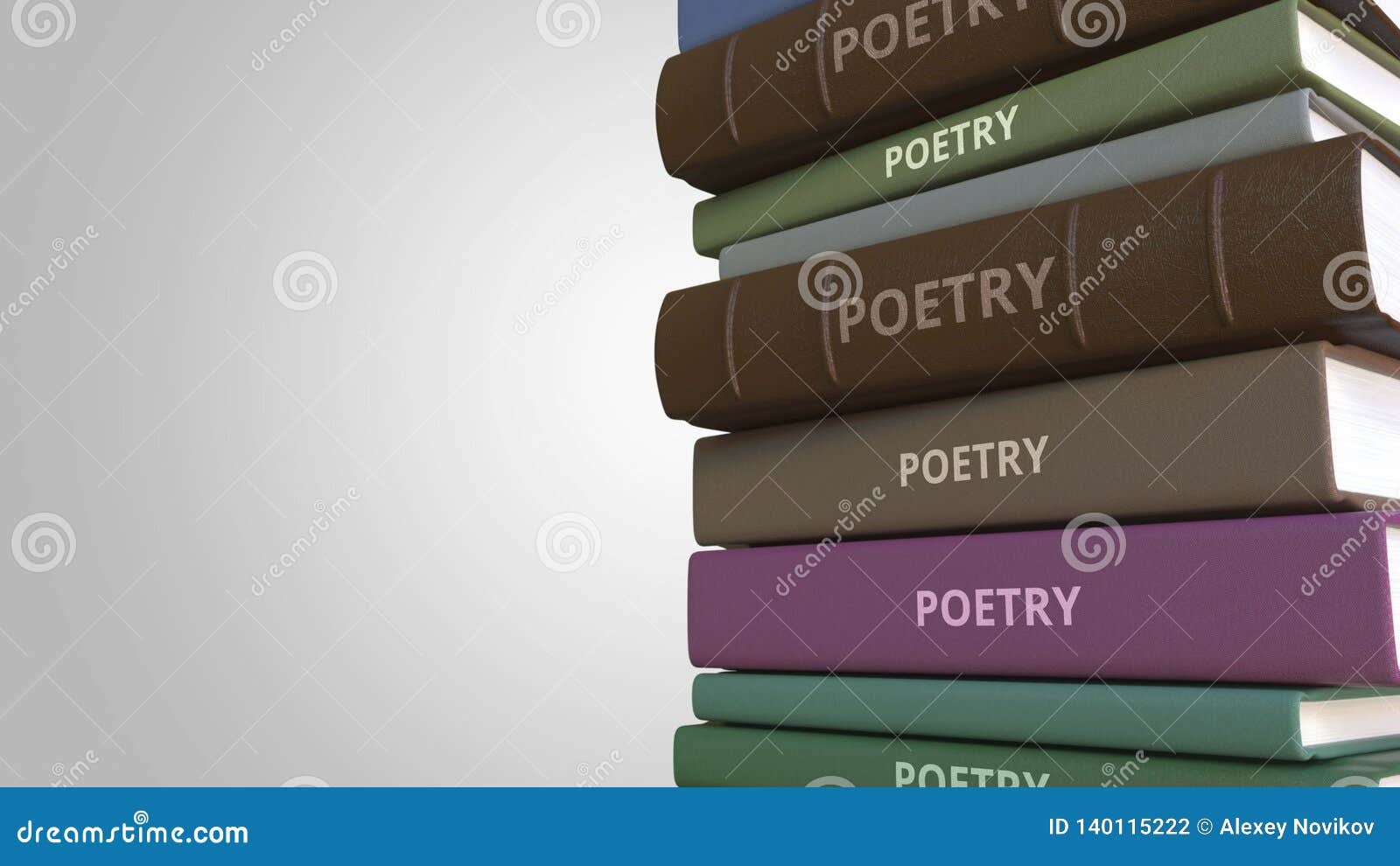 Stack of Poetry Books, Loopable 3D Animation Stock Footage - Video of ...