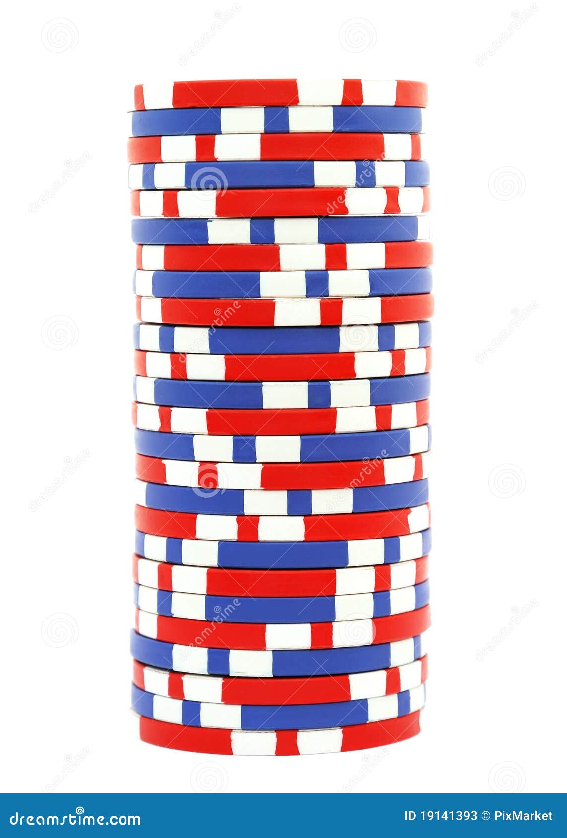 Stack of poker chips stock image. Image of background - 19141393
