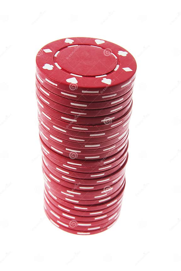 Stack of Poker Chips stock photo. Image of cutout, strategy - 5108978