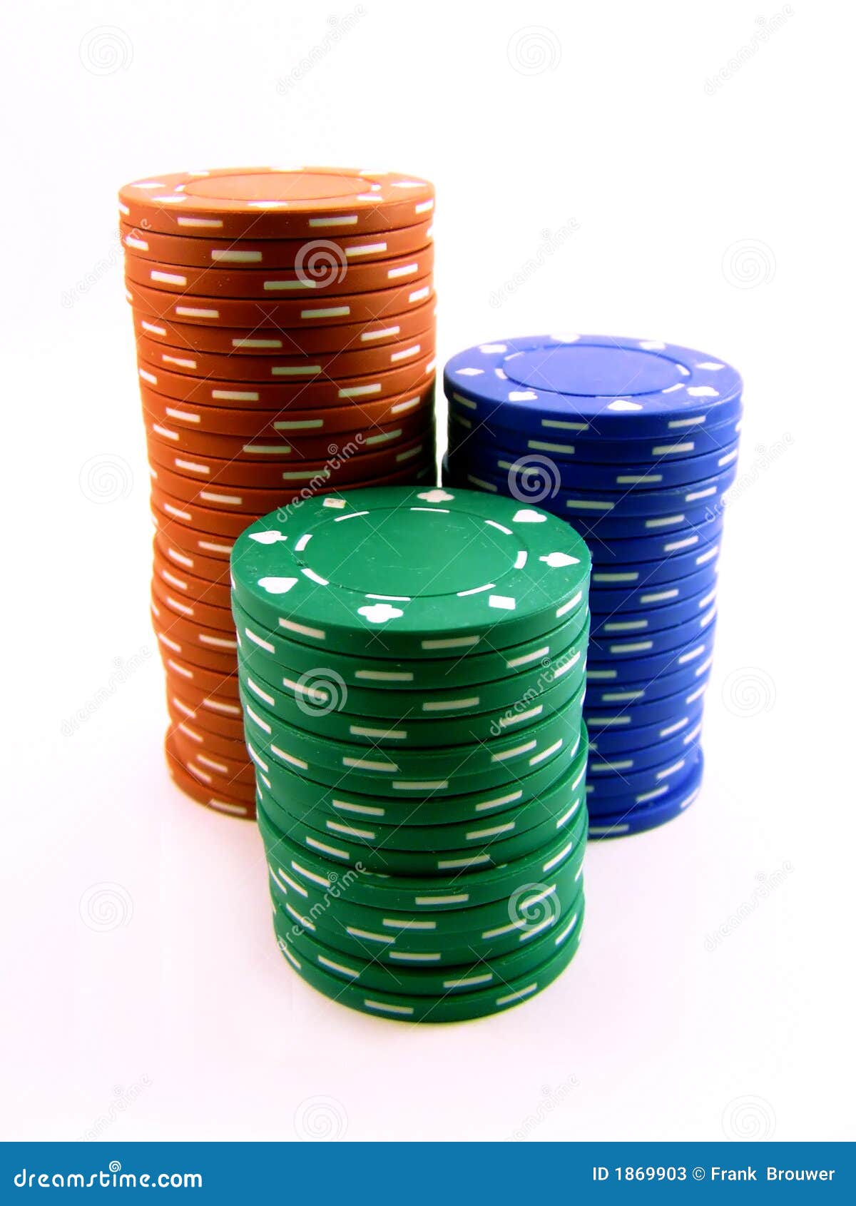 A stack of pokerchips stock image. Image of cashed, money - 1869903