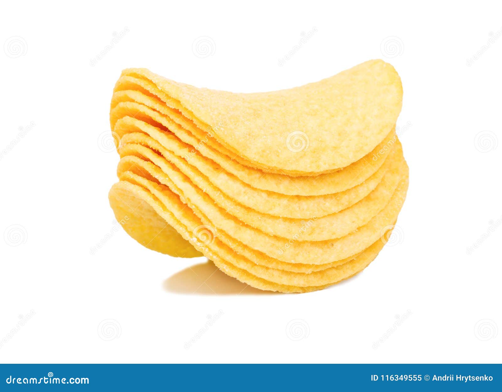 Stack of potato chips stock image. Image of crispy, calories - 116349555