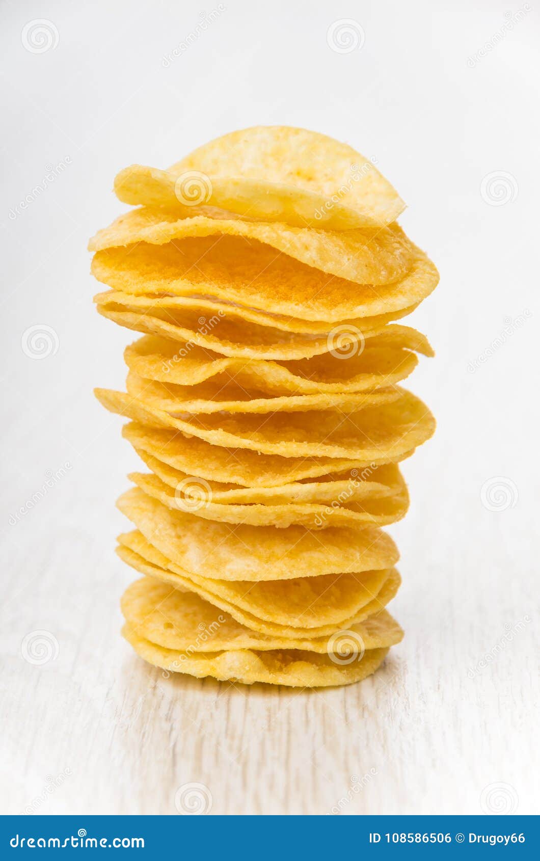 Stack Of Potato Chips Stock Photo | CartoonDealer.com #115994460