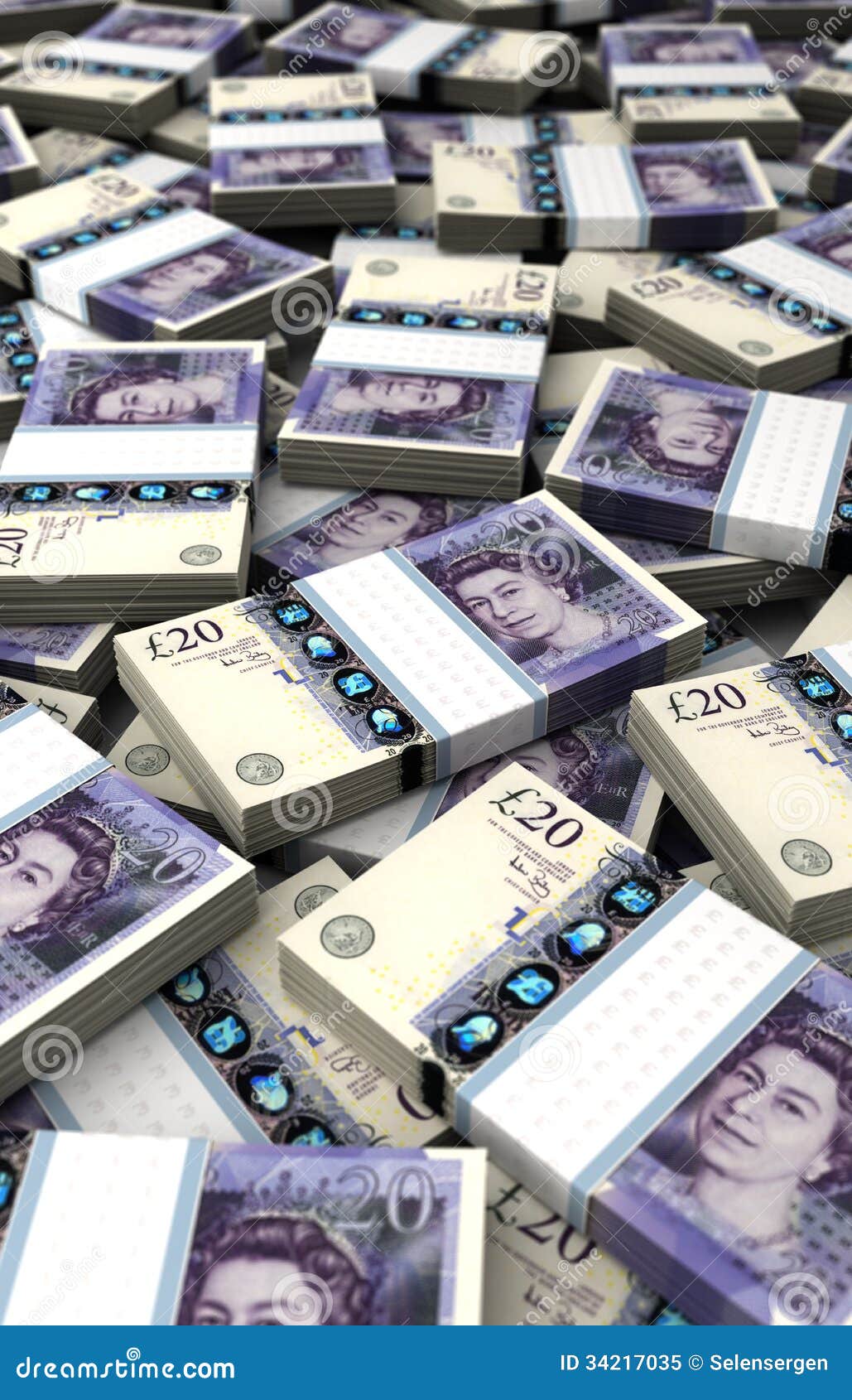 Stack of Pound stock illustration. Illustration of cash - 34217035