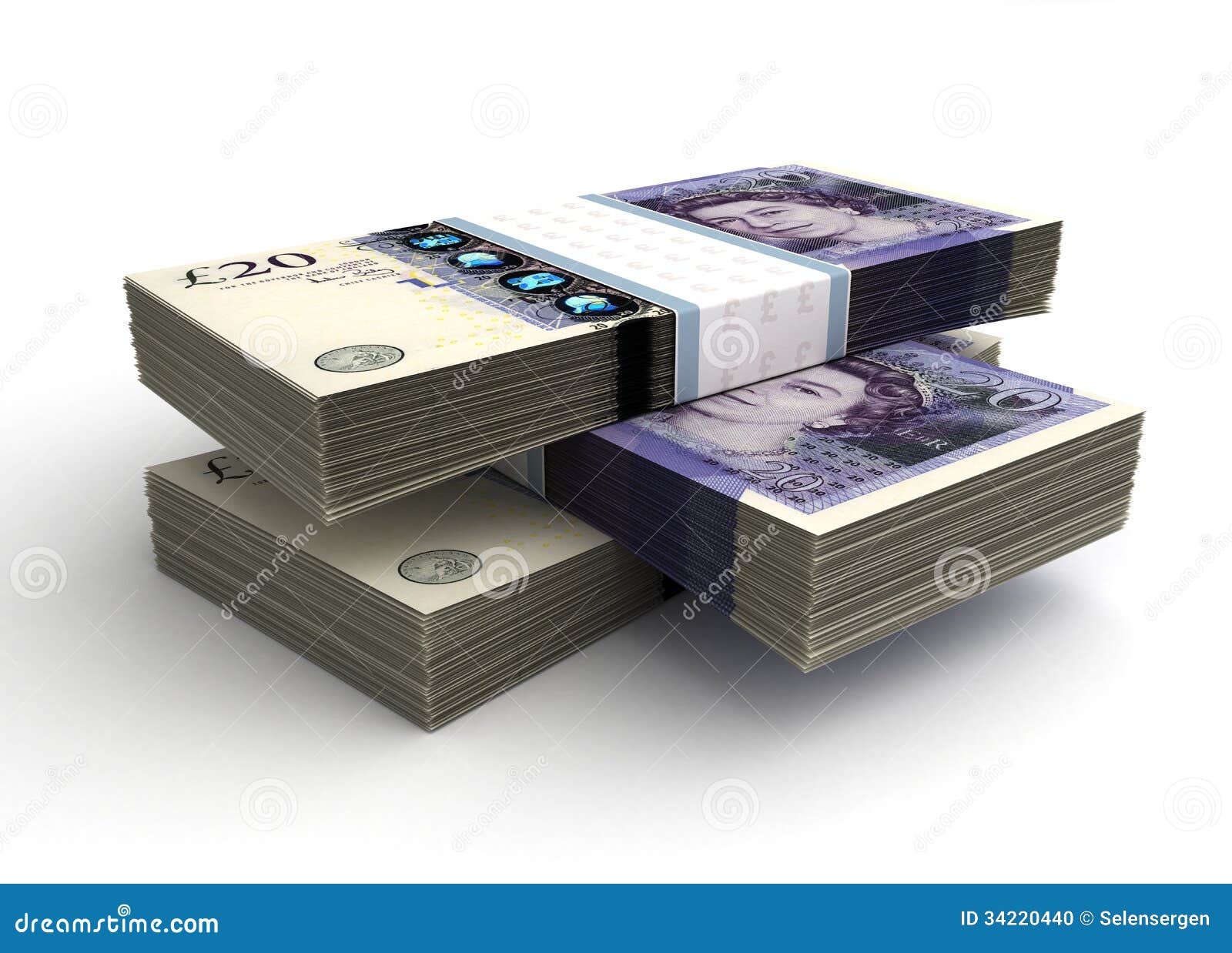 Stack of Pound stock illustration. Illustration of currency - 34220440