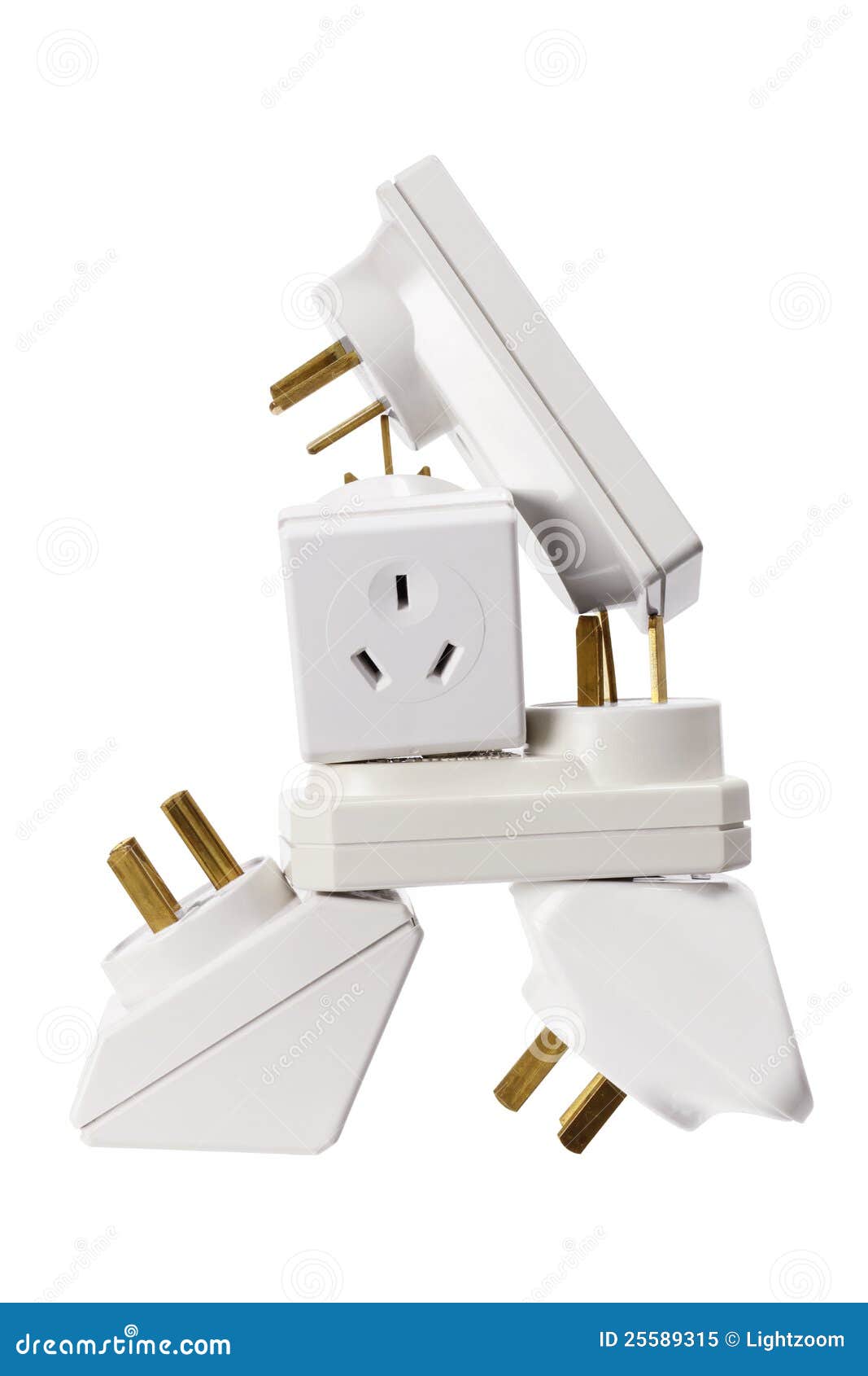 Stack of Power Adaptors stock image. Image of adaptors - 25589315
