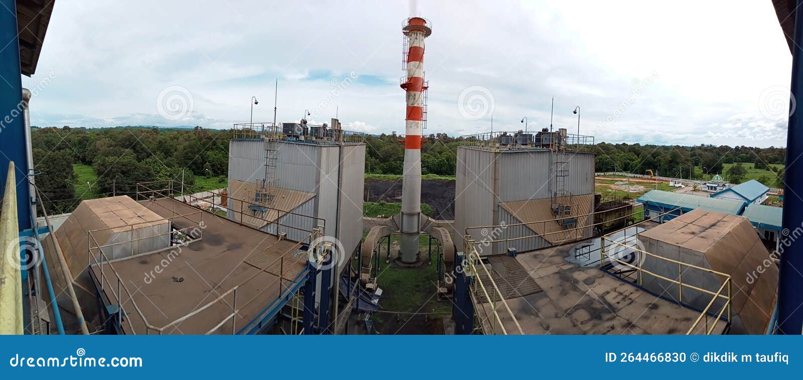 Stack powerplant stock photo. Image of ship, stack, tower - 264466830