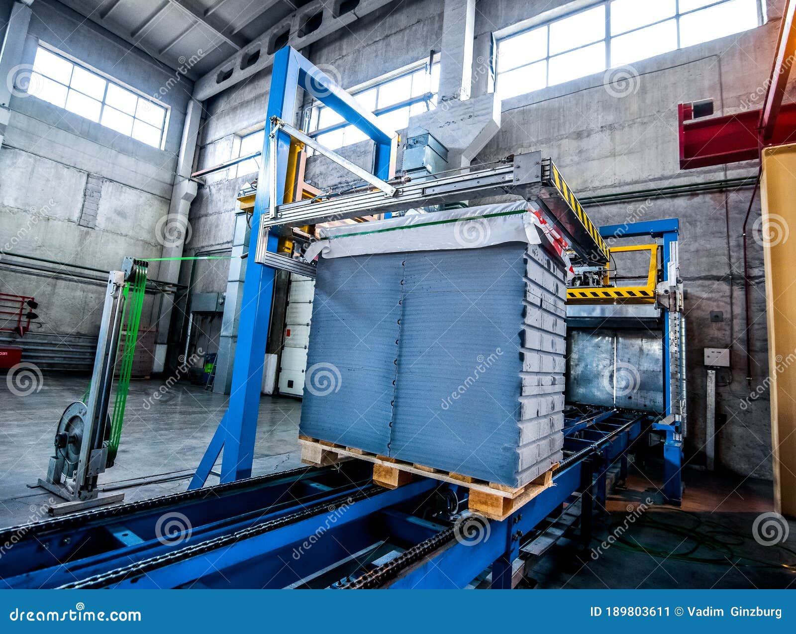 Stack of Precast Concrete Slabs in a House-building Factory Stock Image ...