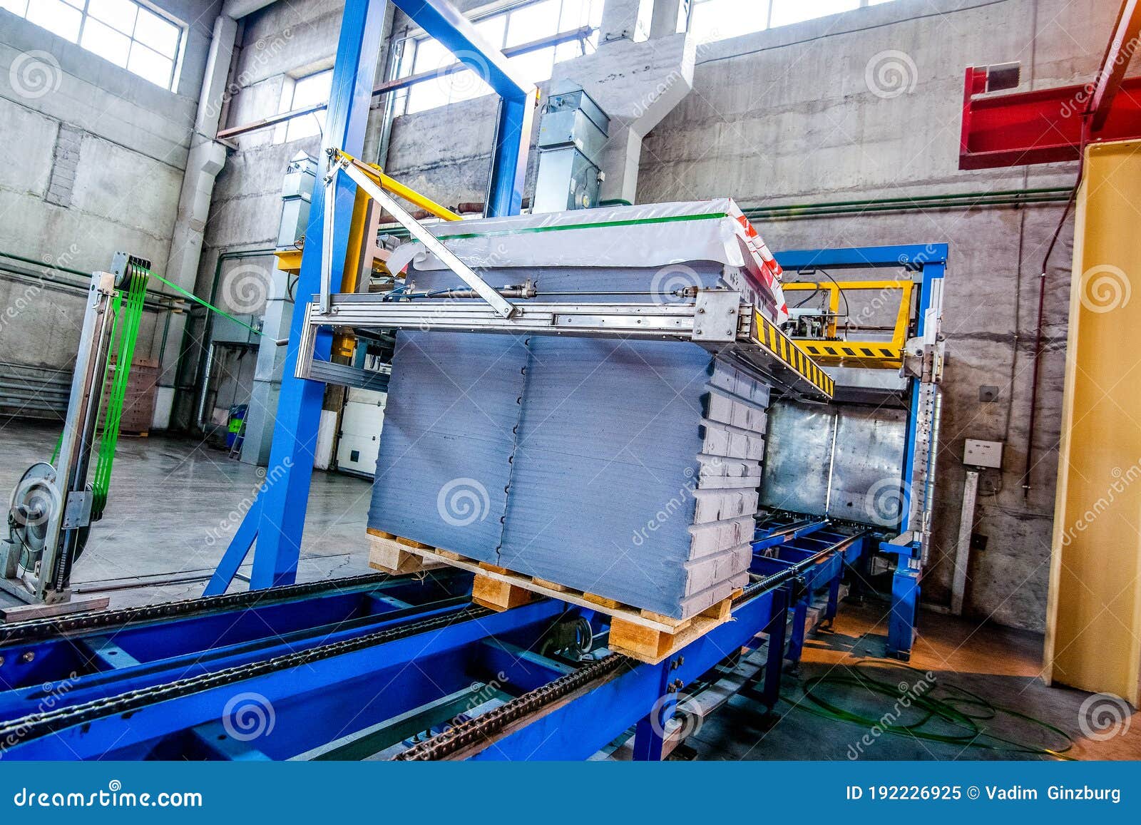Stack of Precast Concrete Slabs in a House-building Factory Stock Image ...