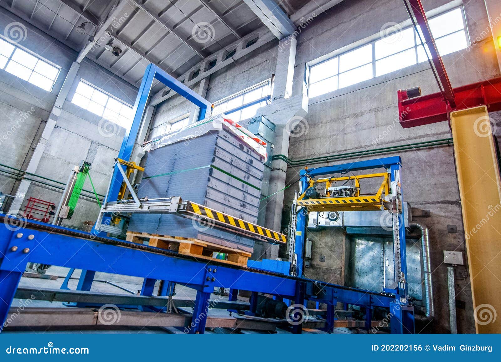 Stack of Precast Concrete Slabs in a House-building Factory Stock Photo ...