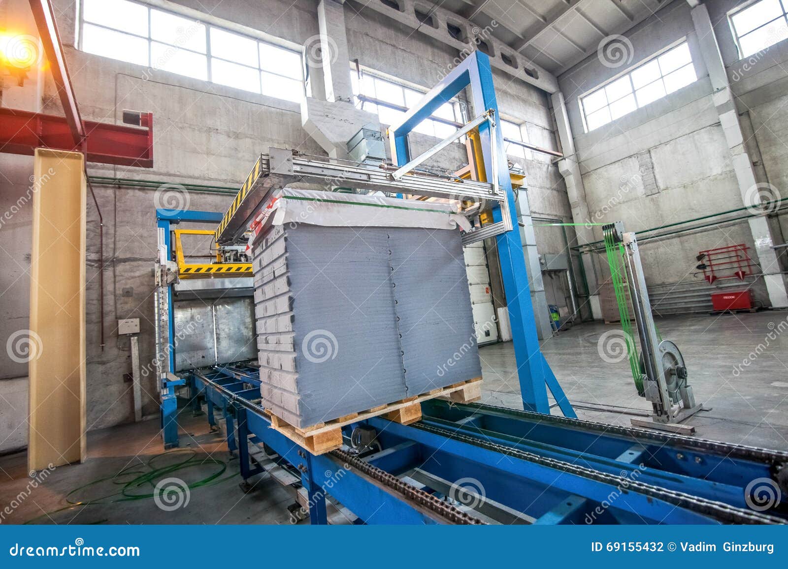 Stack of Precast Concrete Slabs in a House-building Factory Stock Photo ...