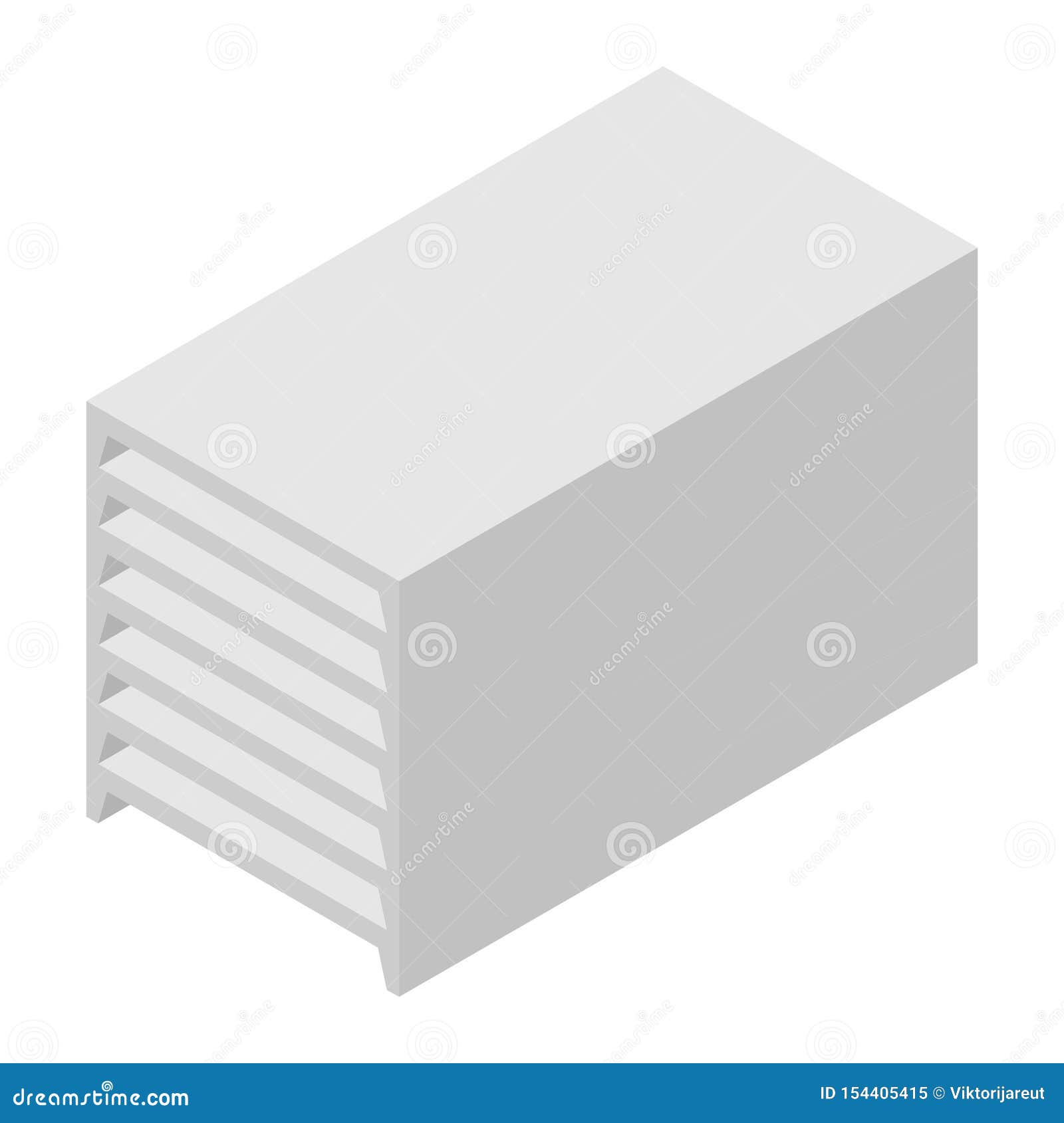 Stack Of Precast Reinforced Concrete Slabs Icon Cartoon Vector ...