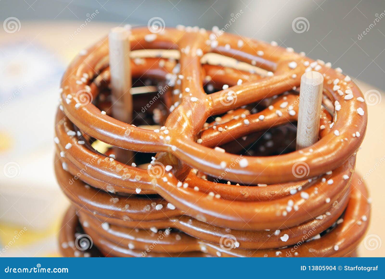 Stack of pretzels stock photo. Image of tavern, brunch - 13805904