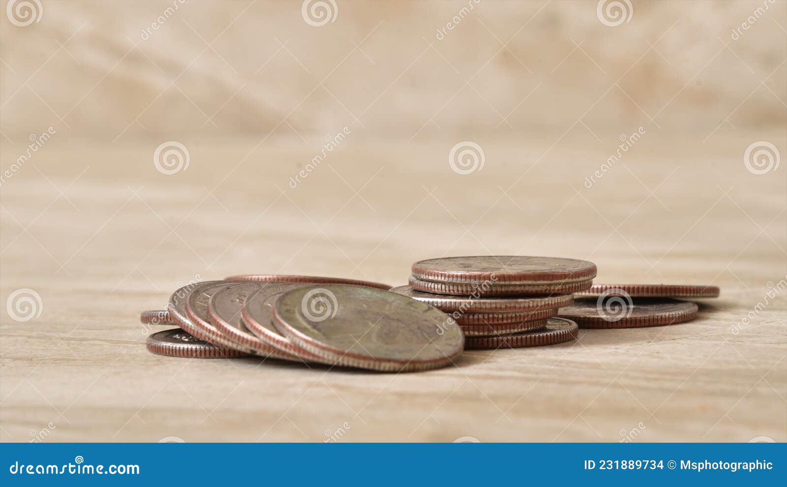 Stack of Quarters Vanishing from a Table Stock Footage - Video of ...